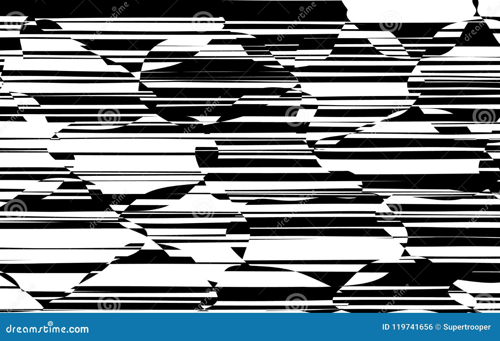Random Chaotic Lines Abstract Geometric Pattern Stock Vector
