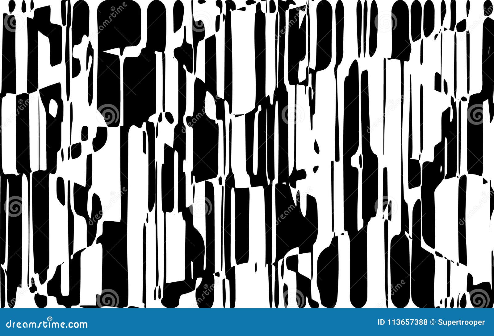 Random Chaotic Lines Abstract Geometric Pattern Stock Vector