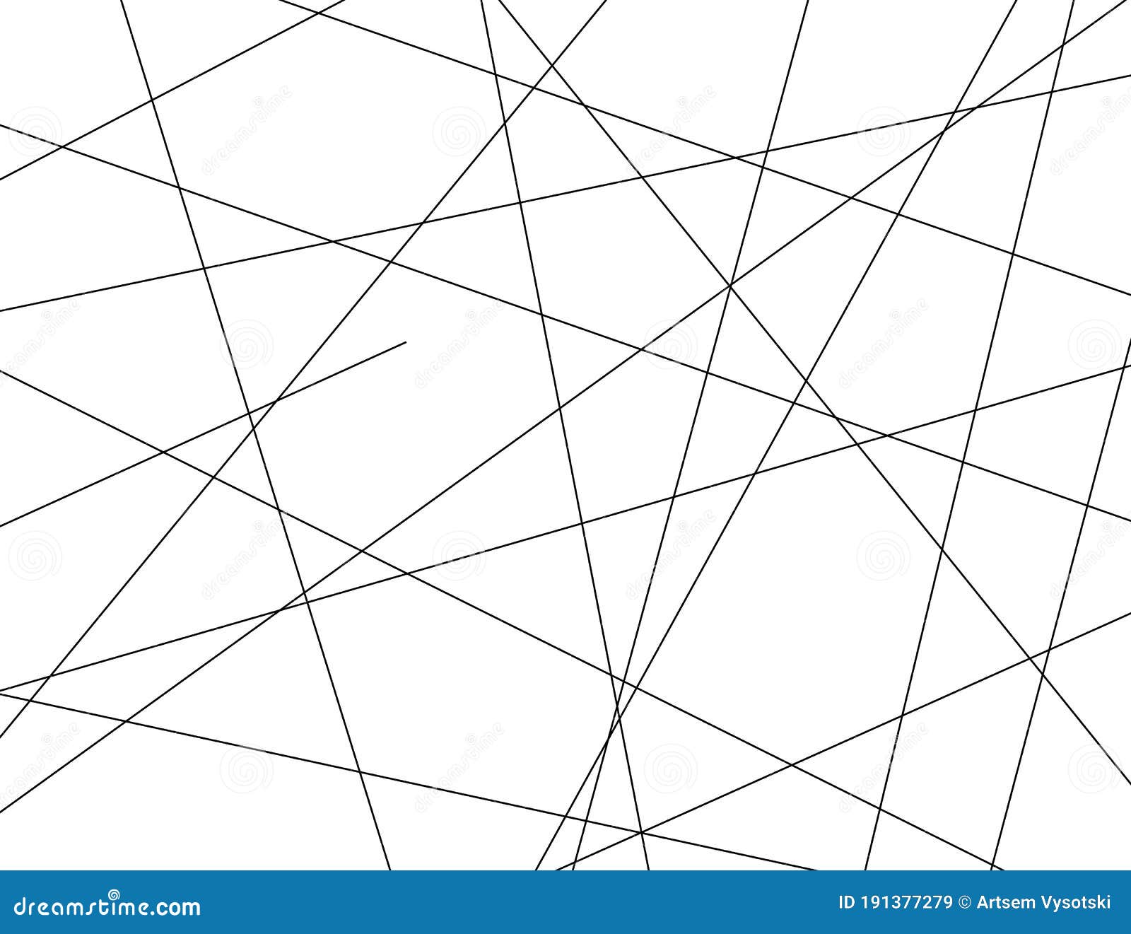 Random Chaotic Lines Abstract Geometric Pattern Texture Modern