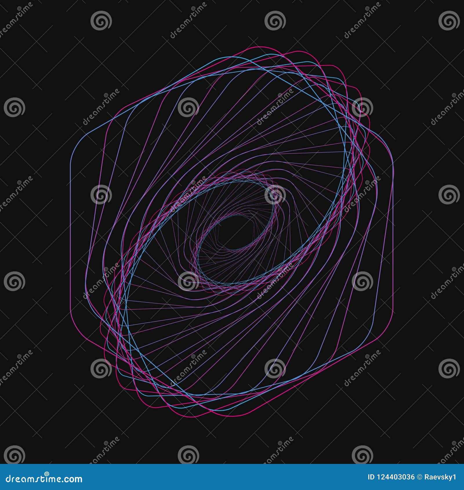 Random Chaotic Lines that Creat Real Shapes. Chaos Pattern, Abstract ...