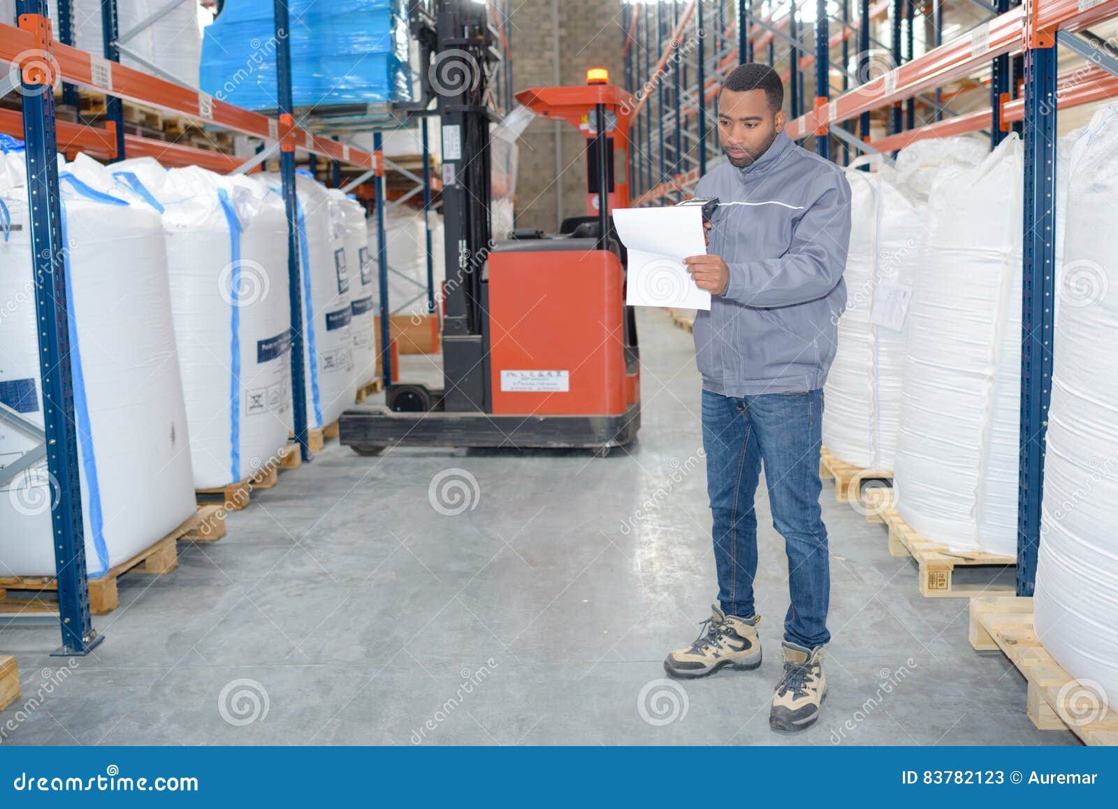 Random Checking in Warehouse Stock Image - Image of inventory, items ...