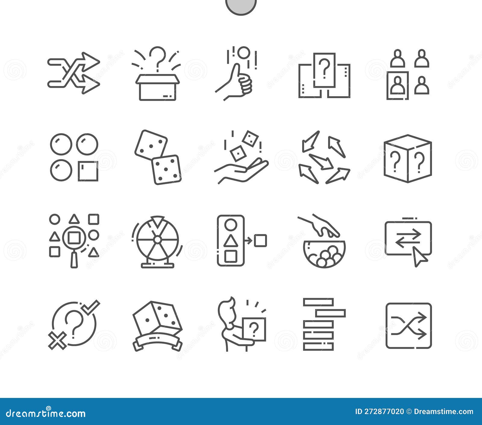 Random. Choosing Random Thing. Raffle Stock Vector - Illustration of ...