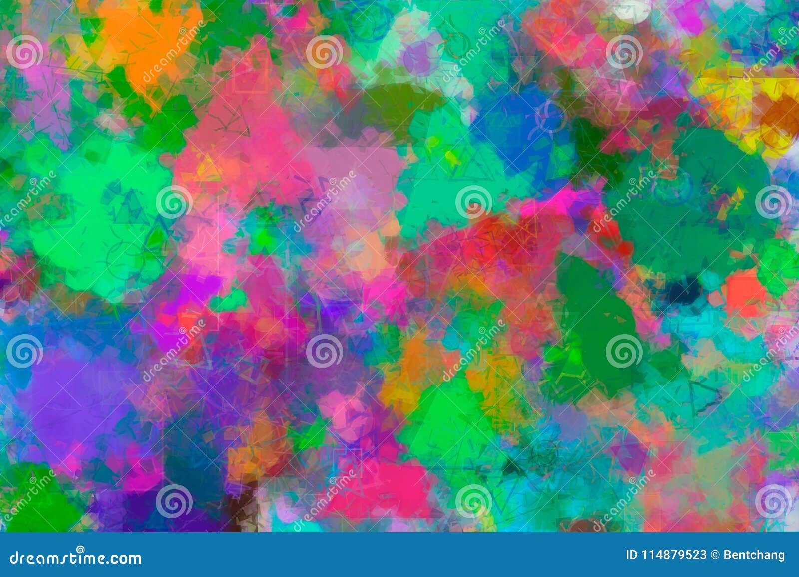 Random Circle, Square. Color, Canvas, Pattern & Template. Stock ...