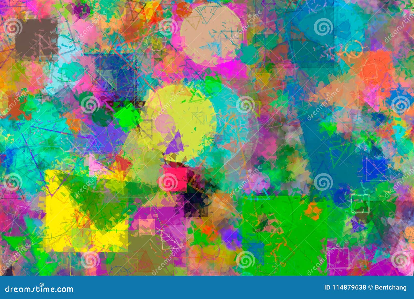 Random Circle, Square. Shape, Texture, Graphic & Background. Stock ...