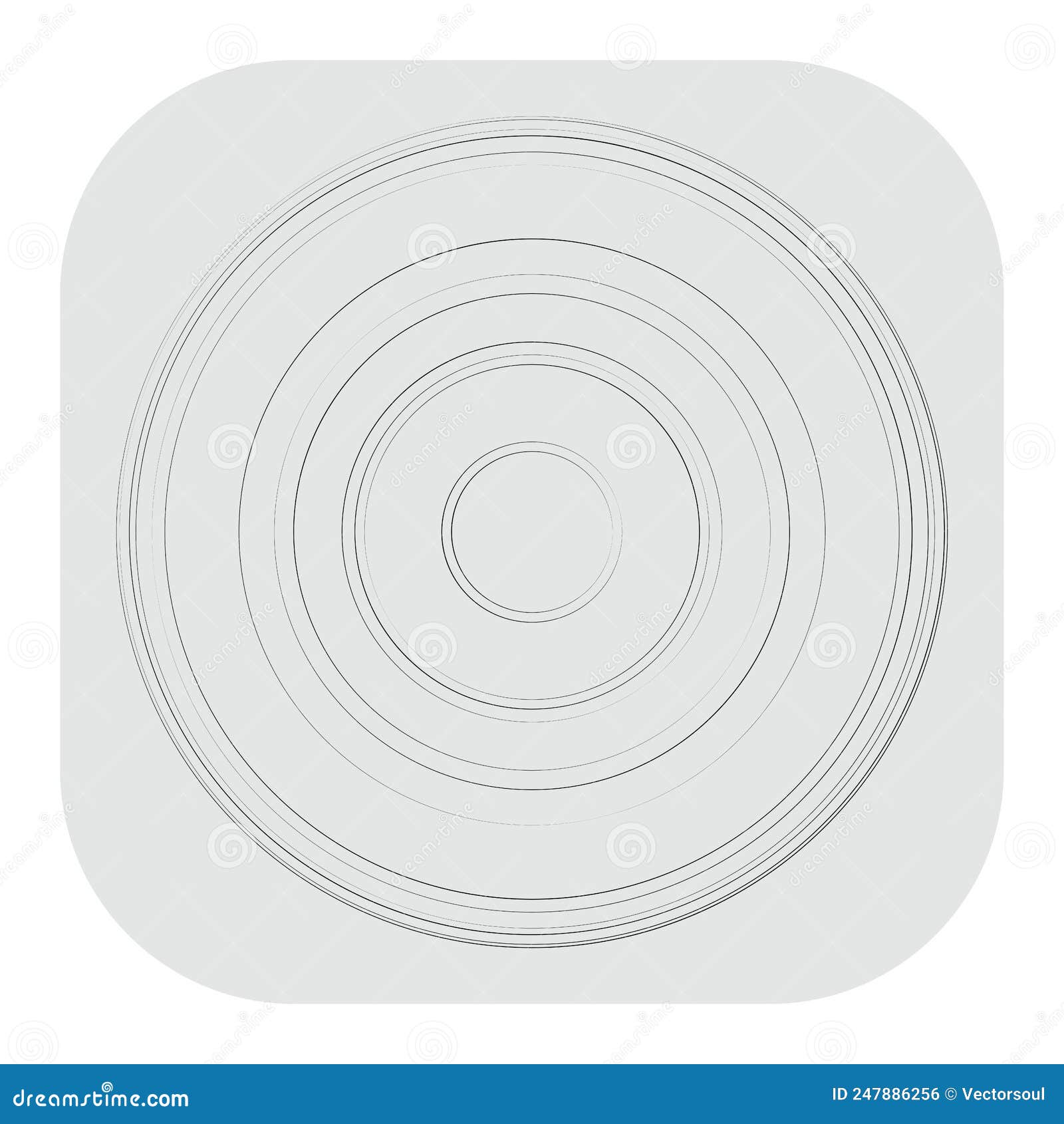 Random Circles Abstract Geometric Composition Stock Vector ...