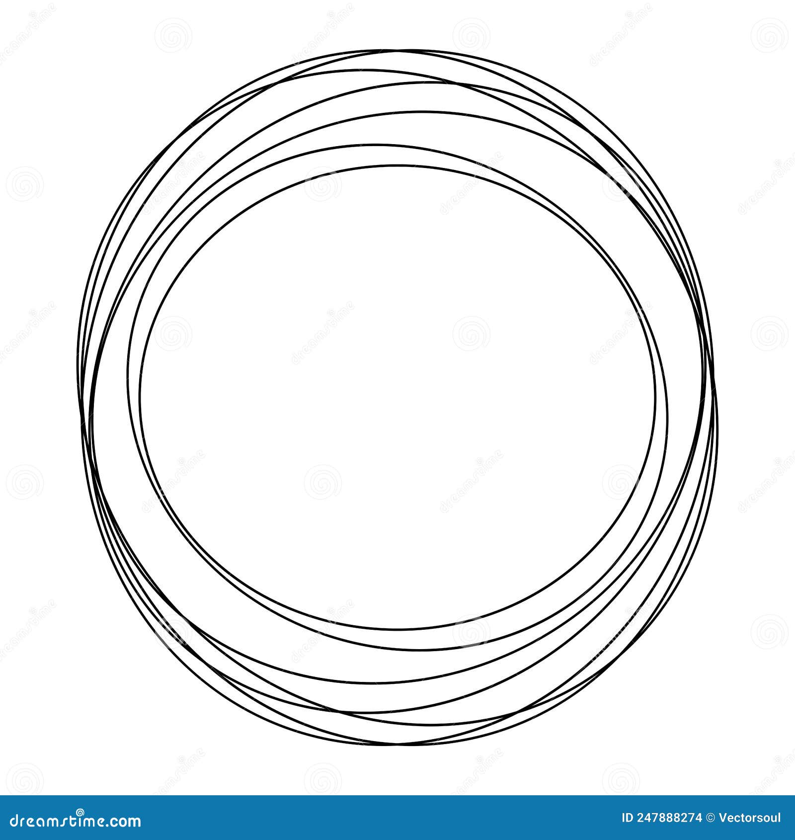 Random Circles, Circular Rings Geometric Design Element Stock Vector ...