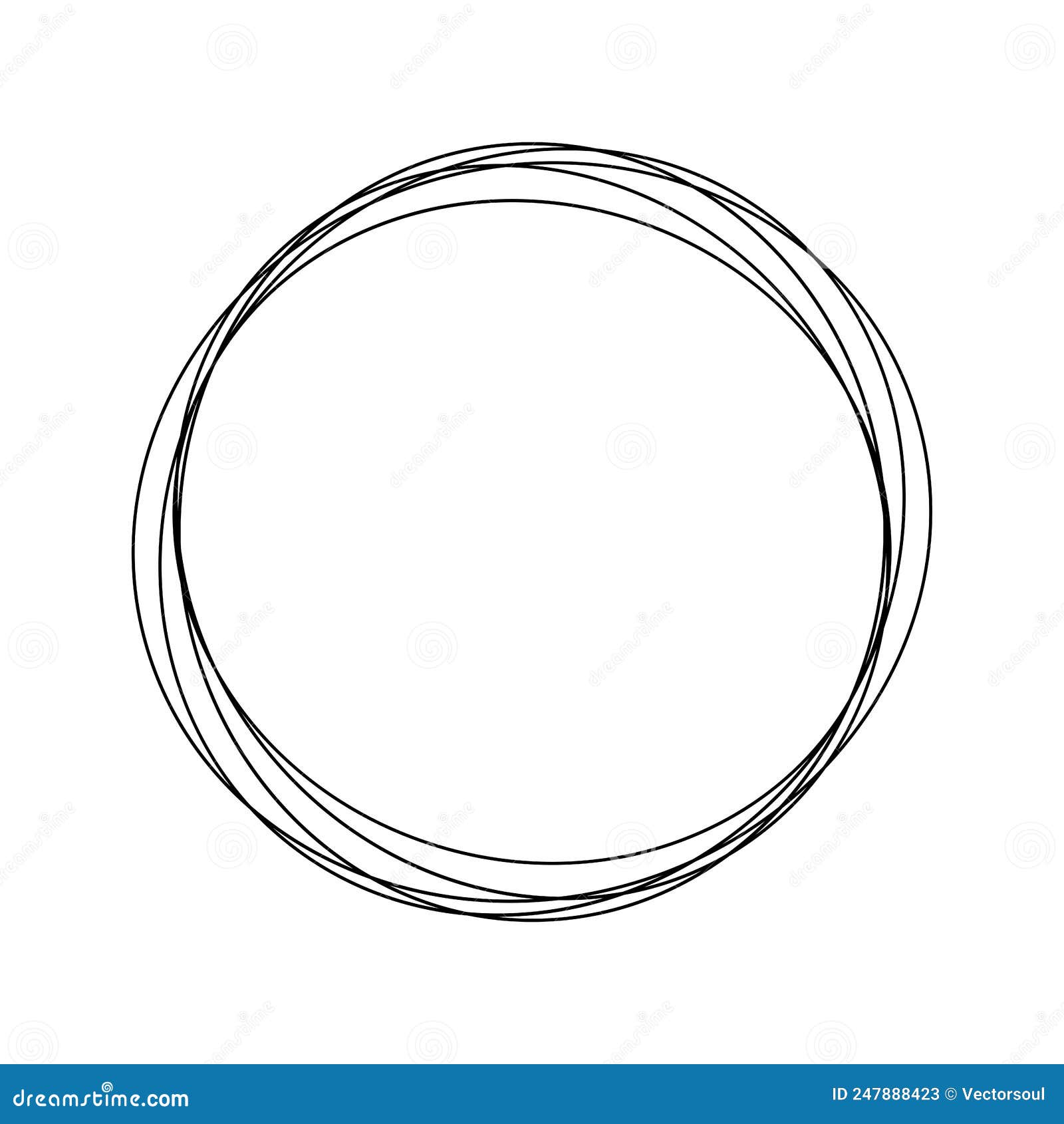 Random Circles, Circular Rings Geometric Design Element Stock Vector ...