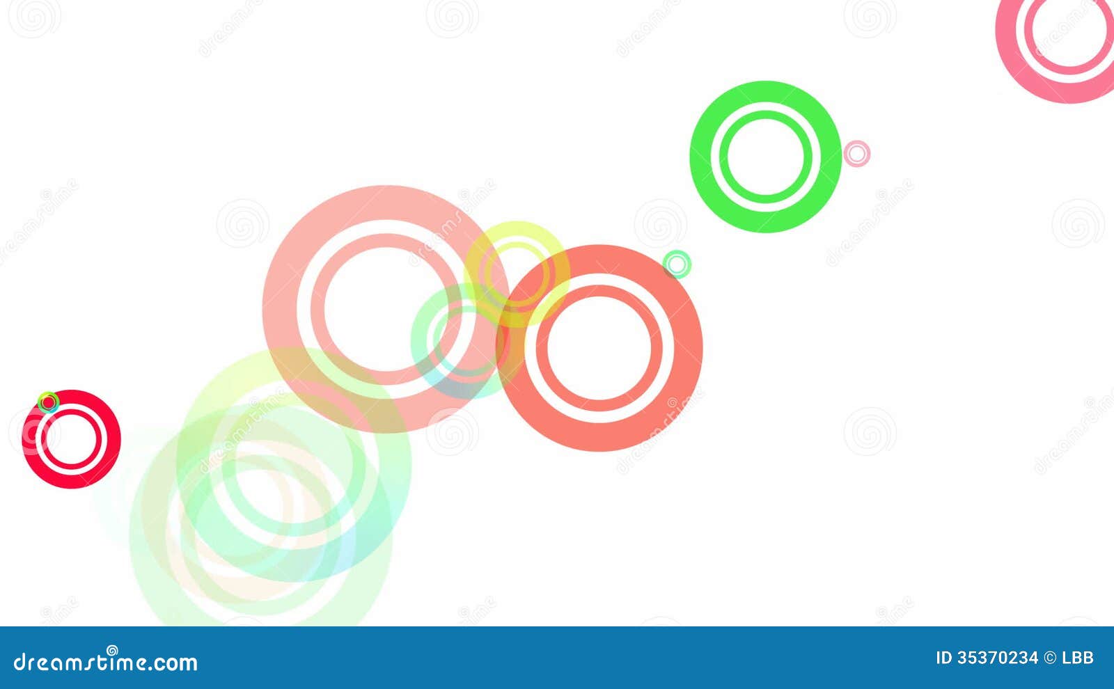 Random Circles Loop stock footage. Video of particles - 35370234