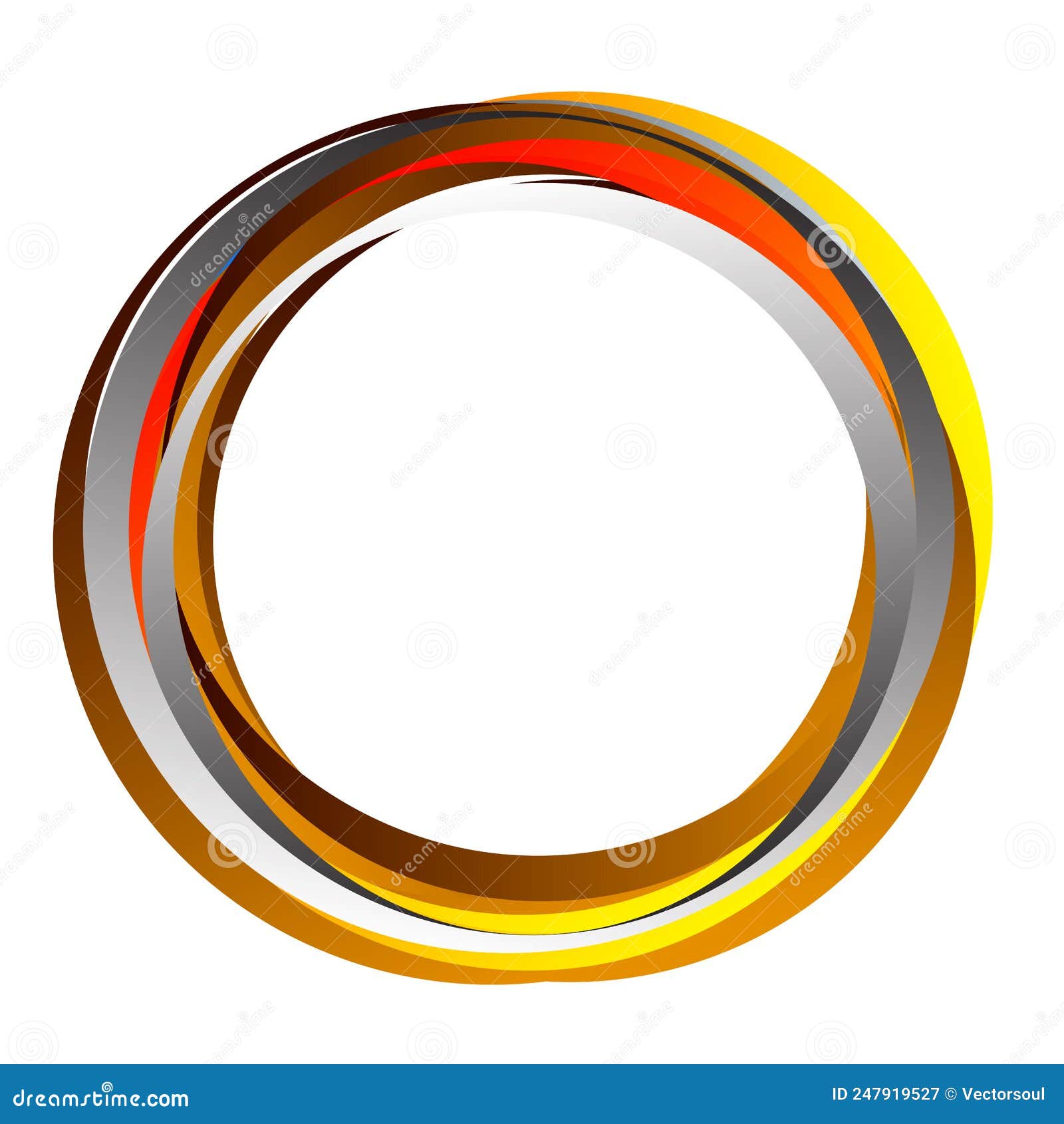 Random Circles, Rings Circular Element Stock Vector - Illustration of ...