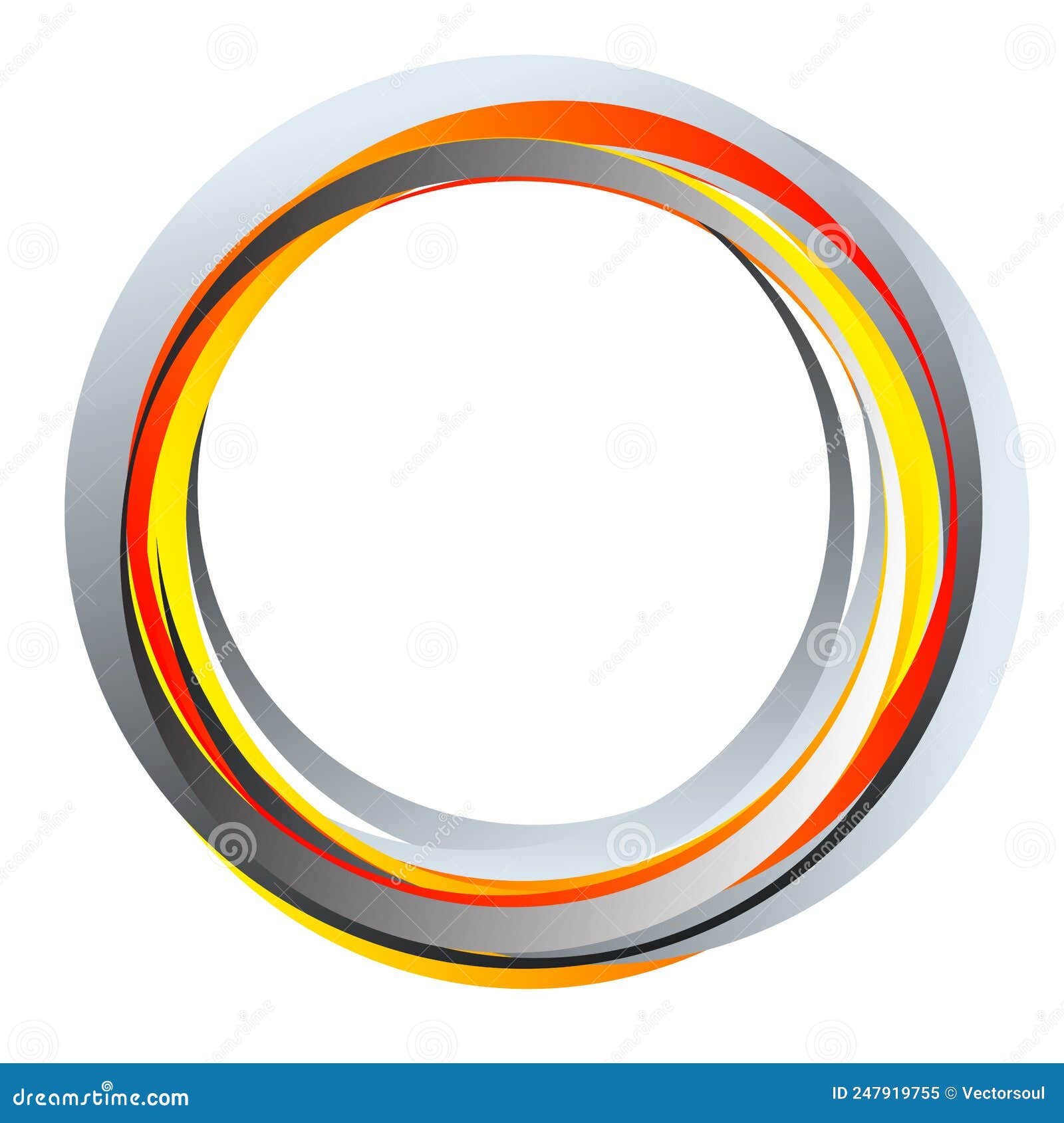 Random Circles, Rings Circular Element Stock Vector - Illustration of ...