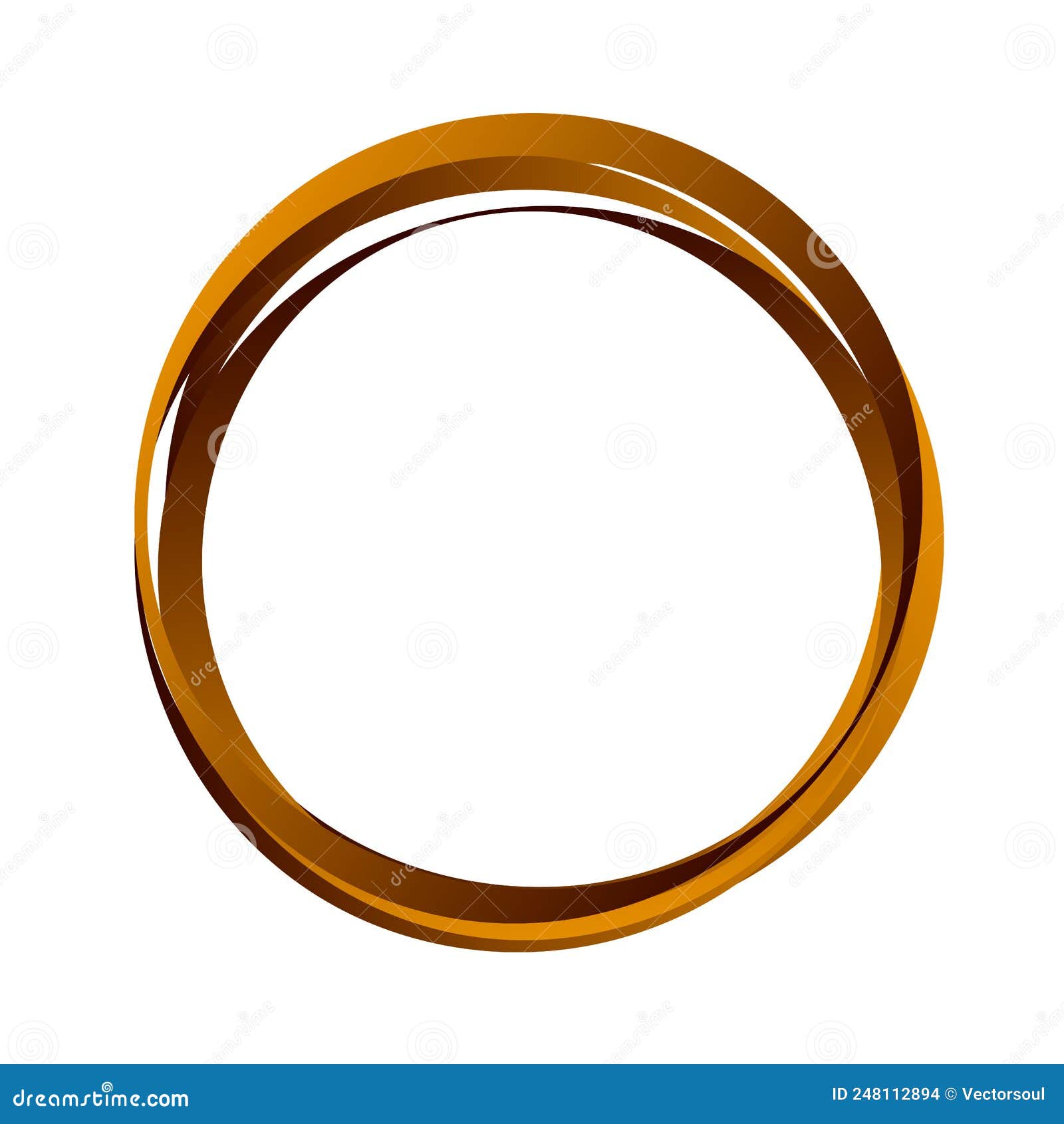 Random Circles, Rings Circular Element Stock Illustration ...