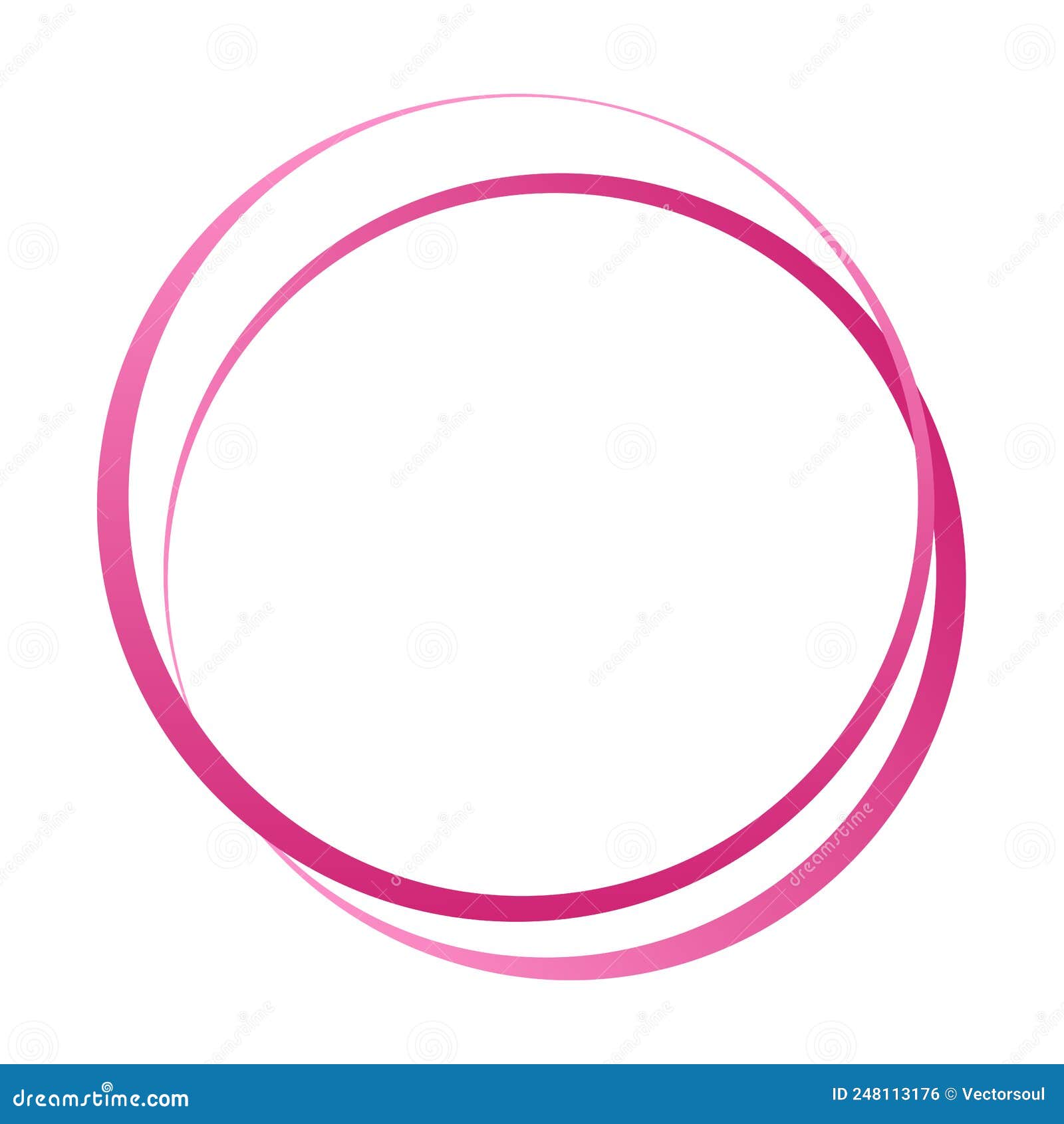 Random Circles, Rings Circular Element Stock Illustration ...