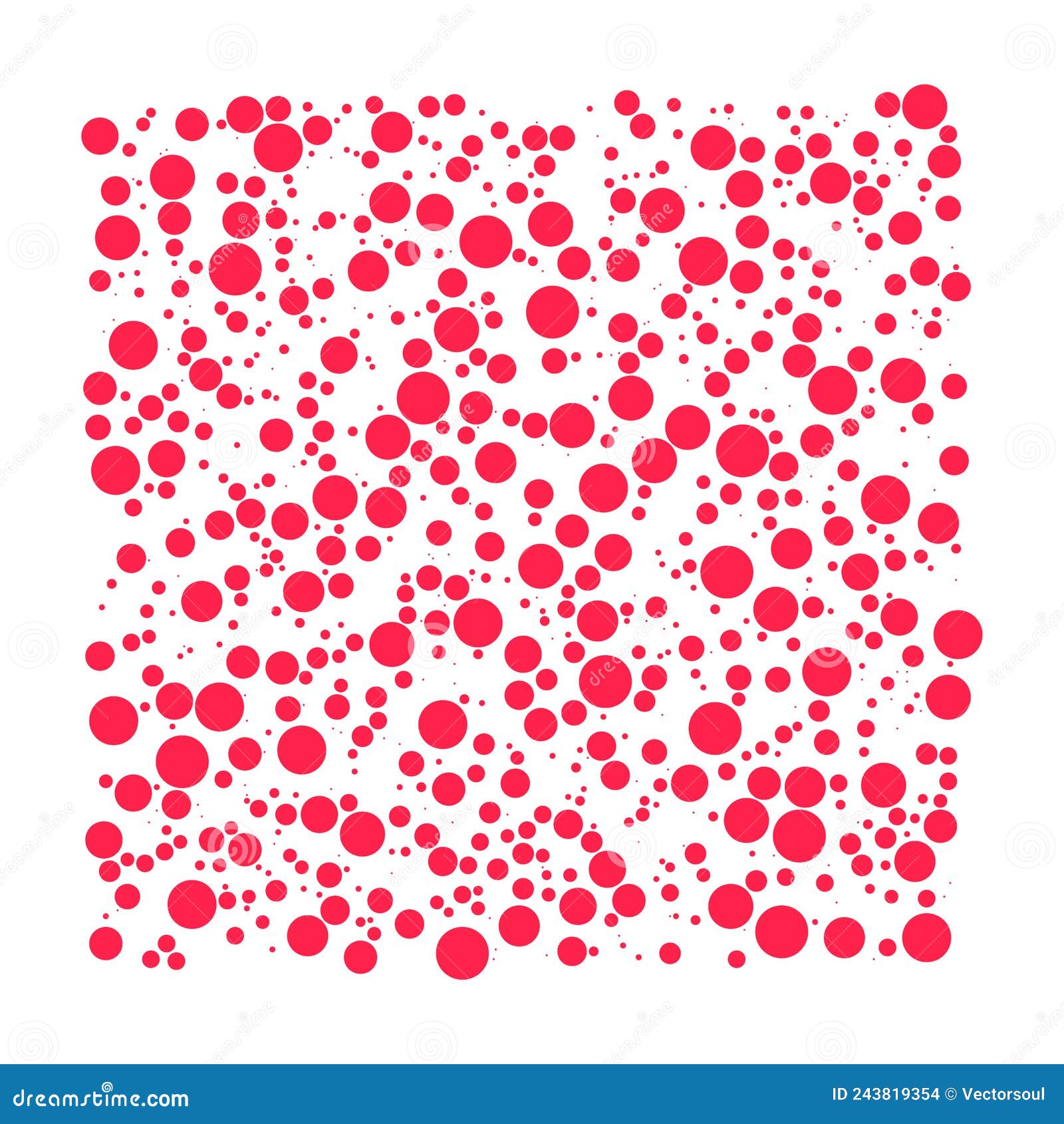 Random Circles Vector Pattern, Texture Stock Vector - Illustration of ...