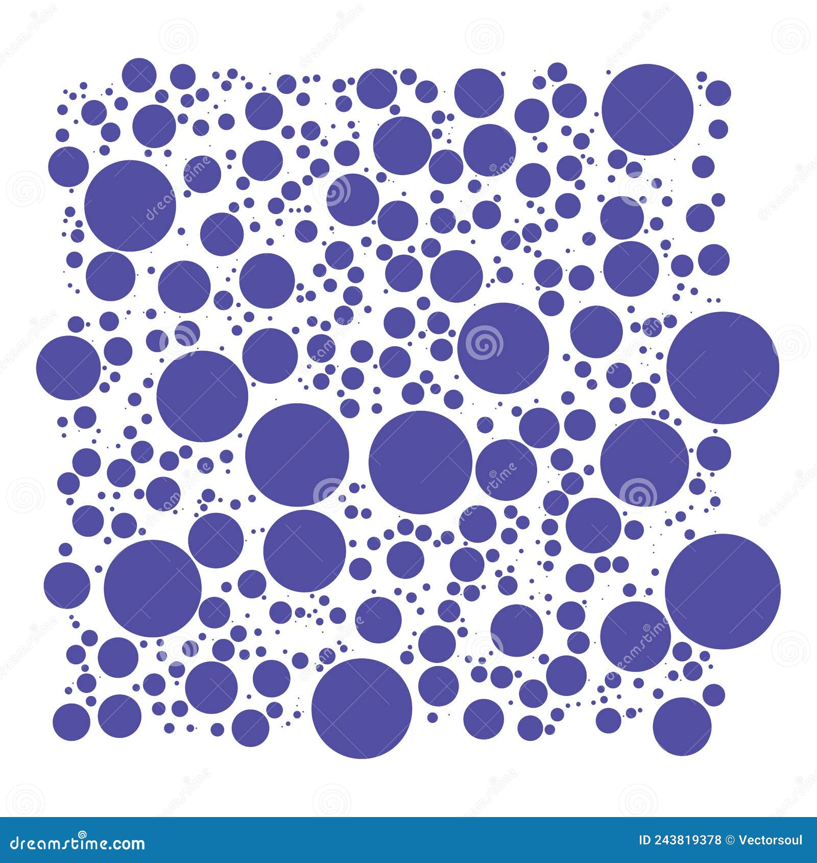 Random Circles Vector Pattern, Texture Stock Vector - Illustration of ...