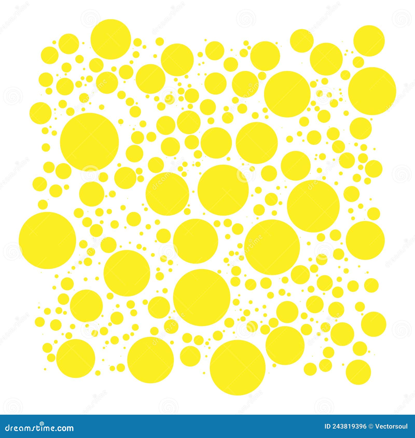 Random Circles Vector Pattern, Texture Stock Vector - Illustration of ...