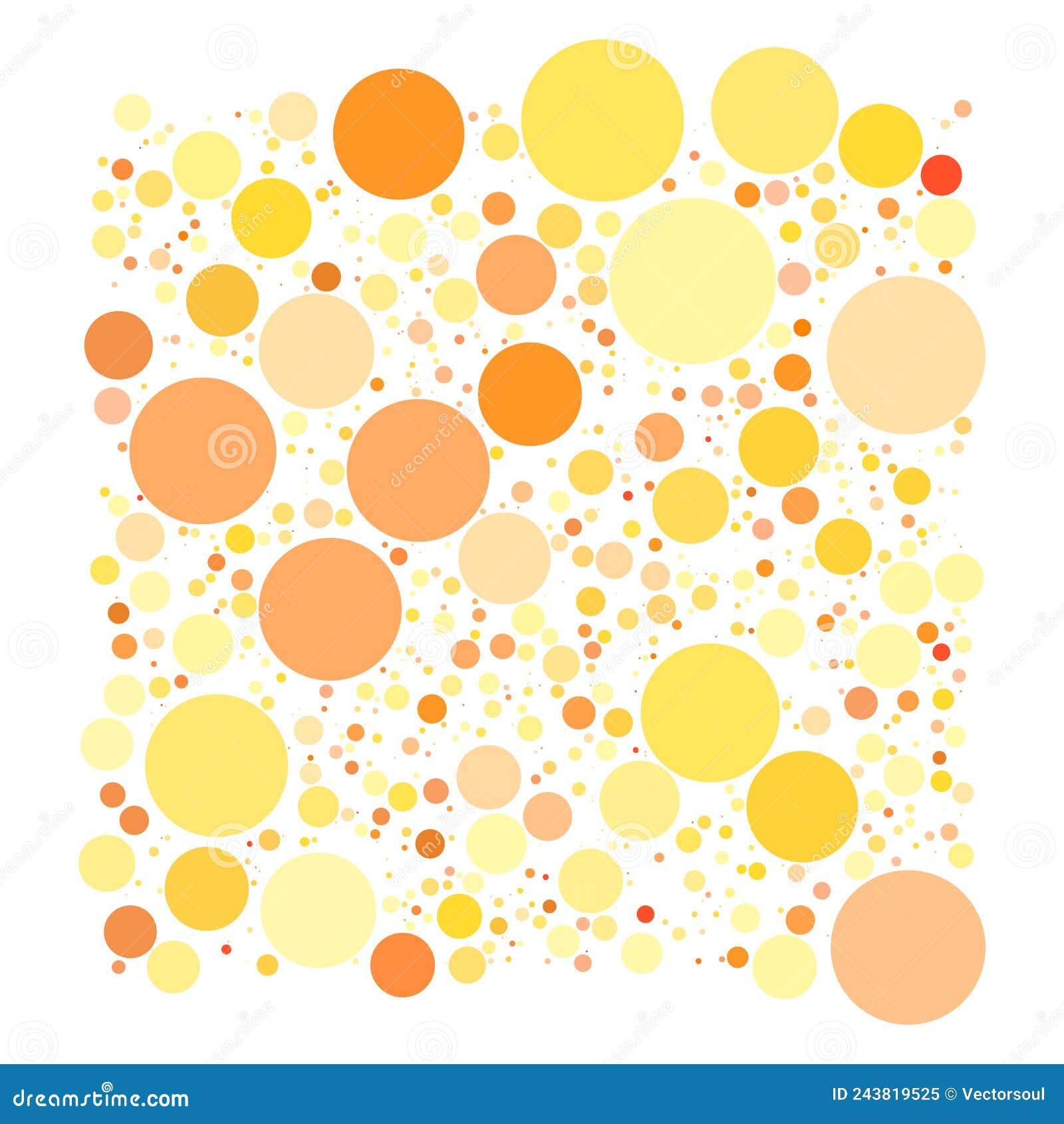Random Circles Vector Pattern, Texture Stock Vector - Illustration of ...