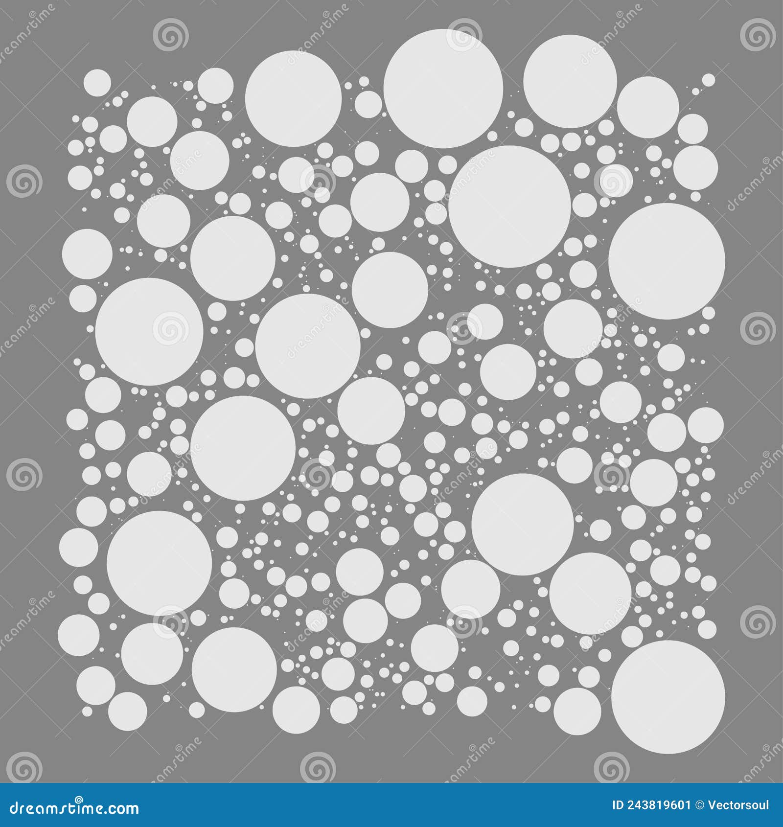 Random Circles Vector Pattern, Texture Stock Vector - Illustration of ...