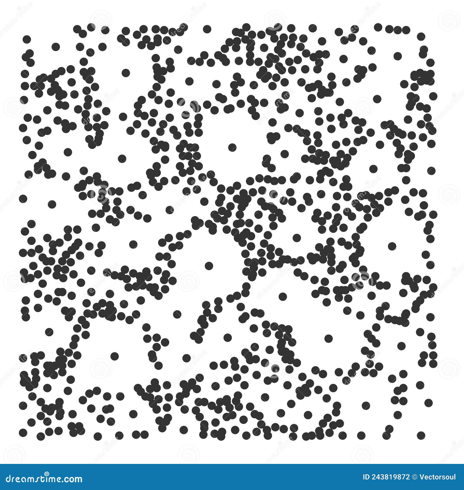 Random Circles Vector Pattern, Texture Stock Vector - Illustration of ...