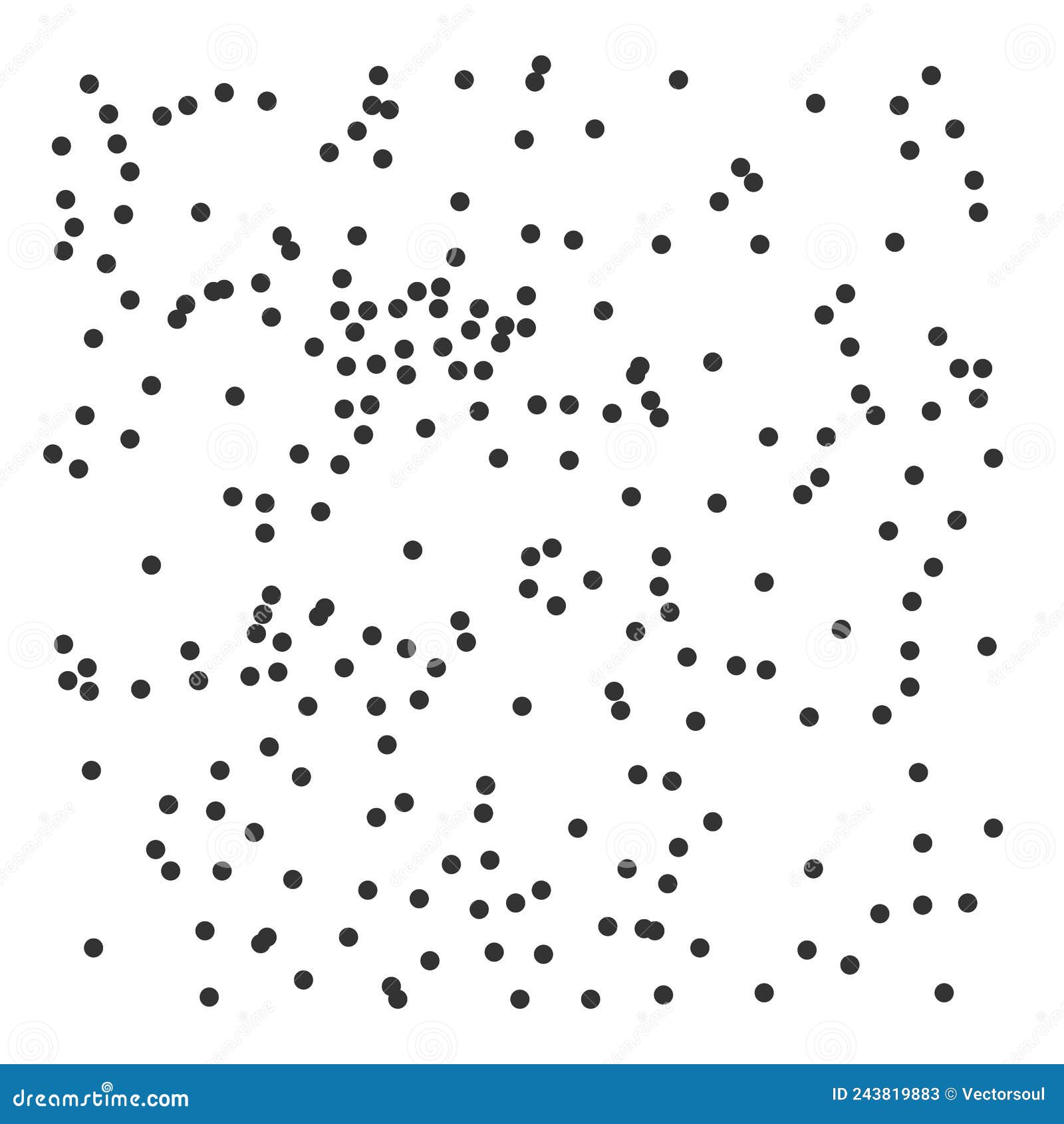 Random Circles Vector Pattern, Texture Stock Vector - Illustration of ...