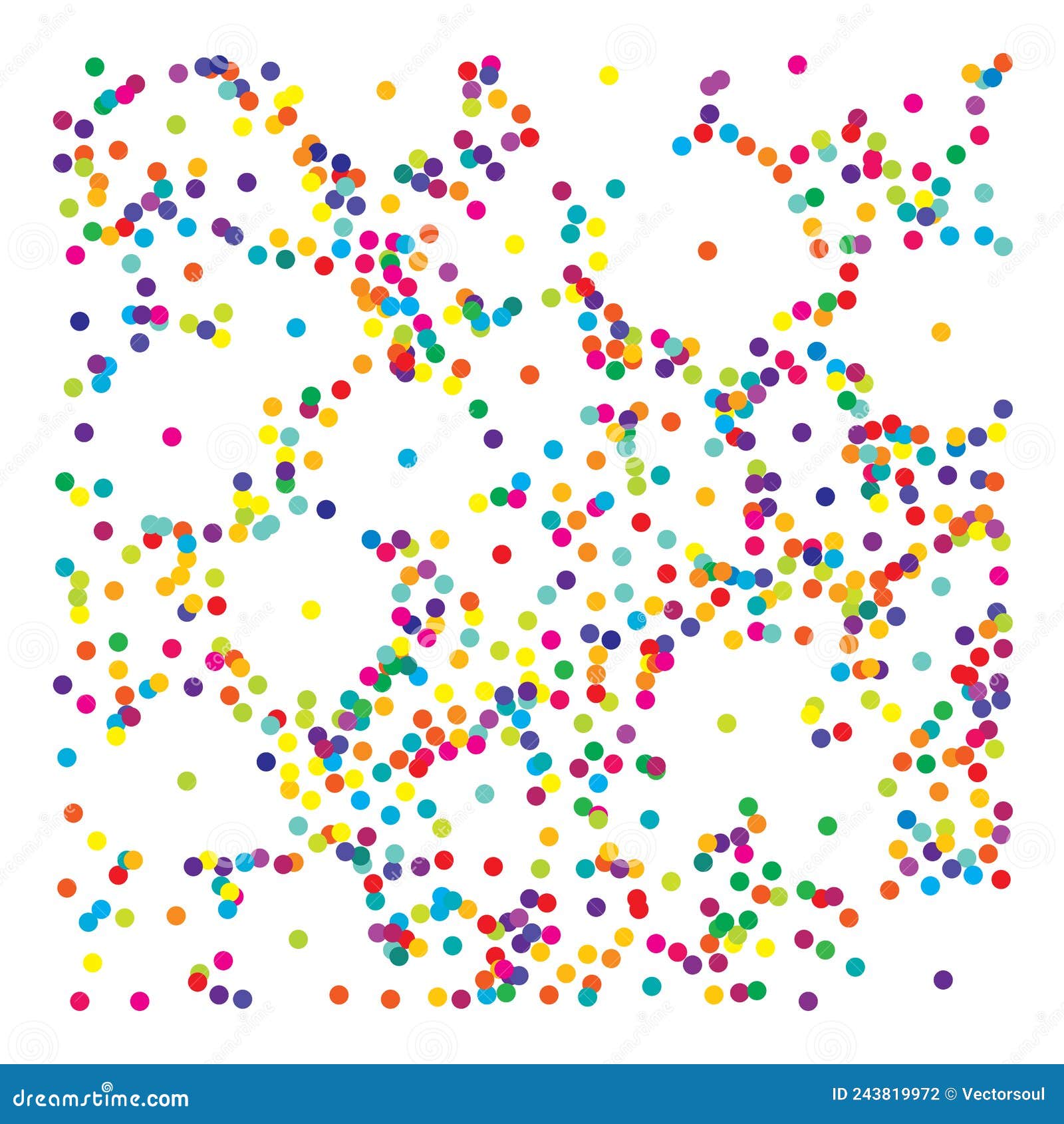 Random Circles Vector Pattern, Texture Stock Vector - Illustration of ...