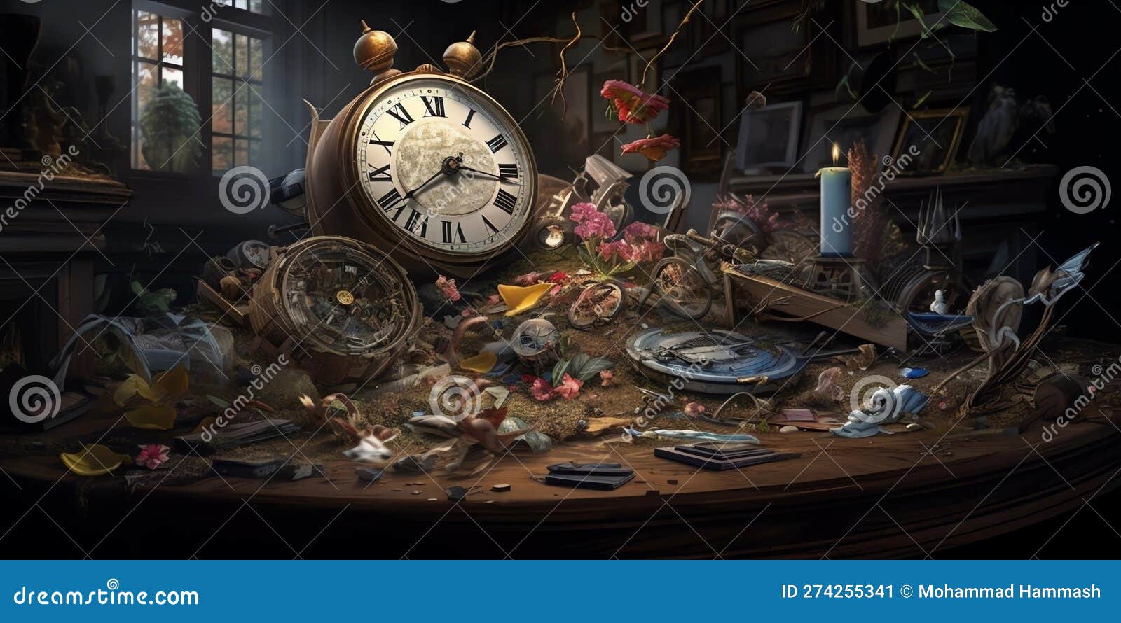 Random Collage of Surrealism, Made with Generative AI Stock ...