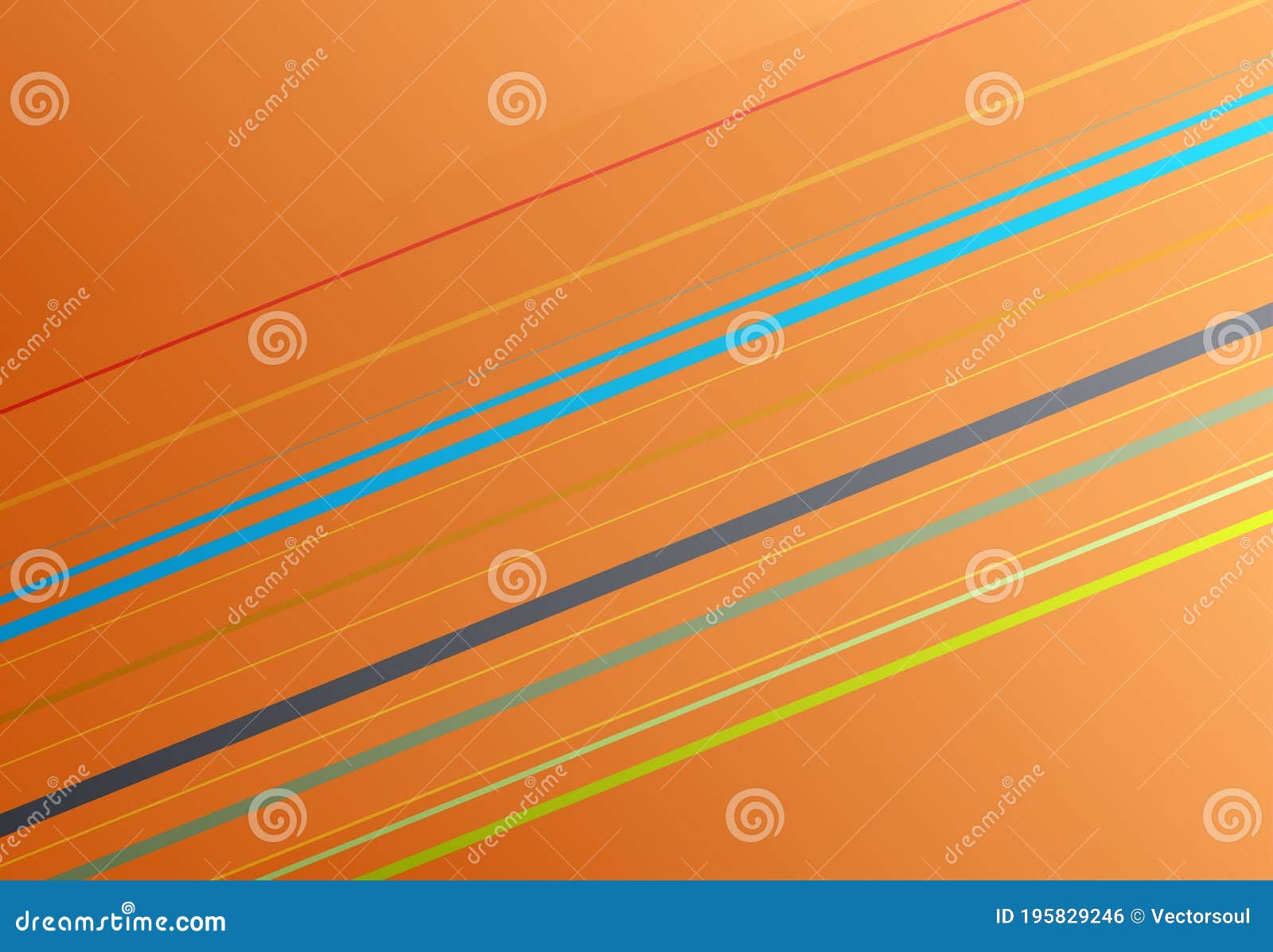 Random Color Lines Vector Illustration Stock Vector - Illustration of ...