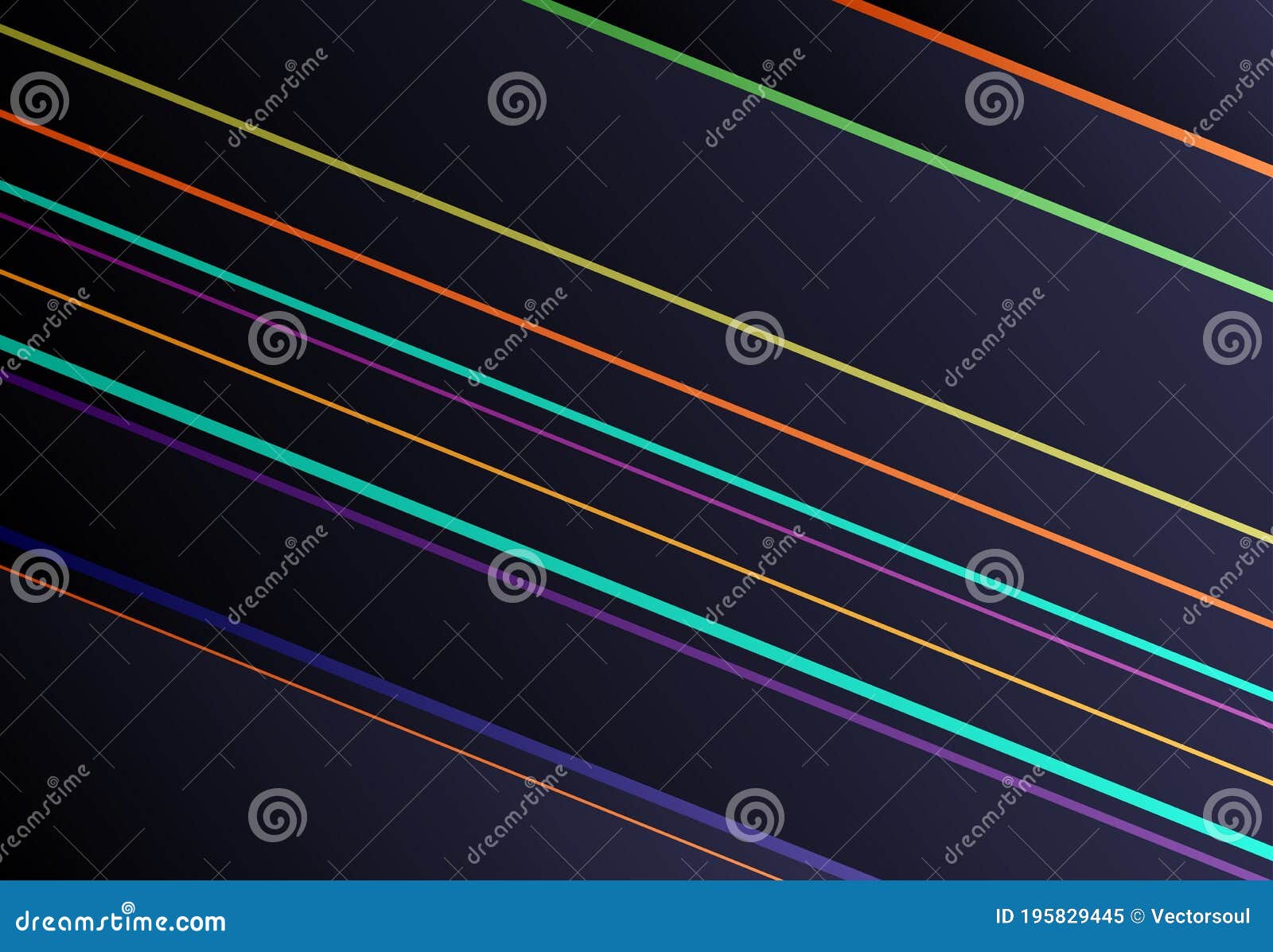 Random Color Lines Vector Illustration Stock Vector - Illustration of ...