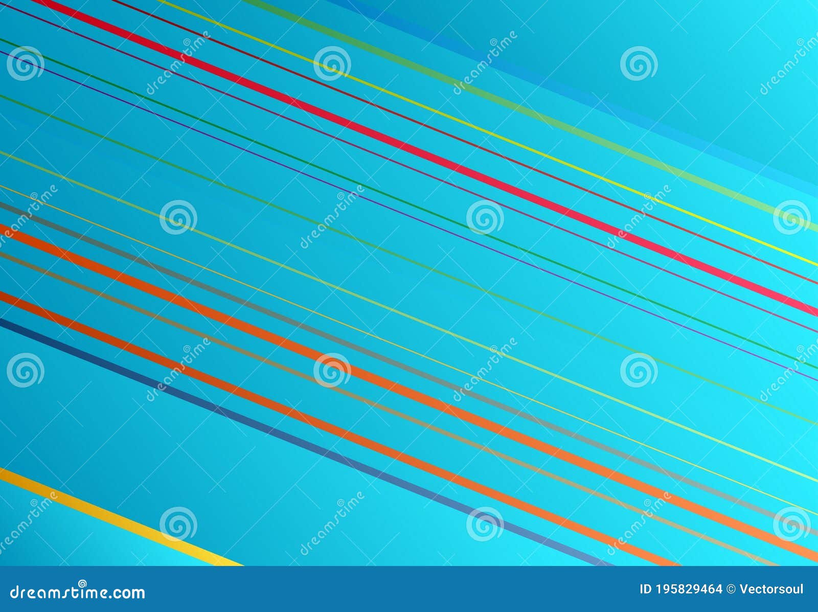 Random Color Lines Vector Illustration Stock Vector - Illustration of ...