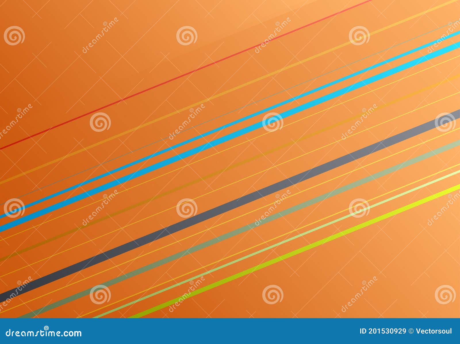 Random Color Lines Vector Illustration Stock Vector - Illustration of ...