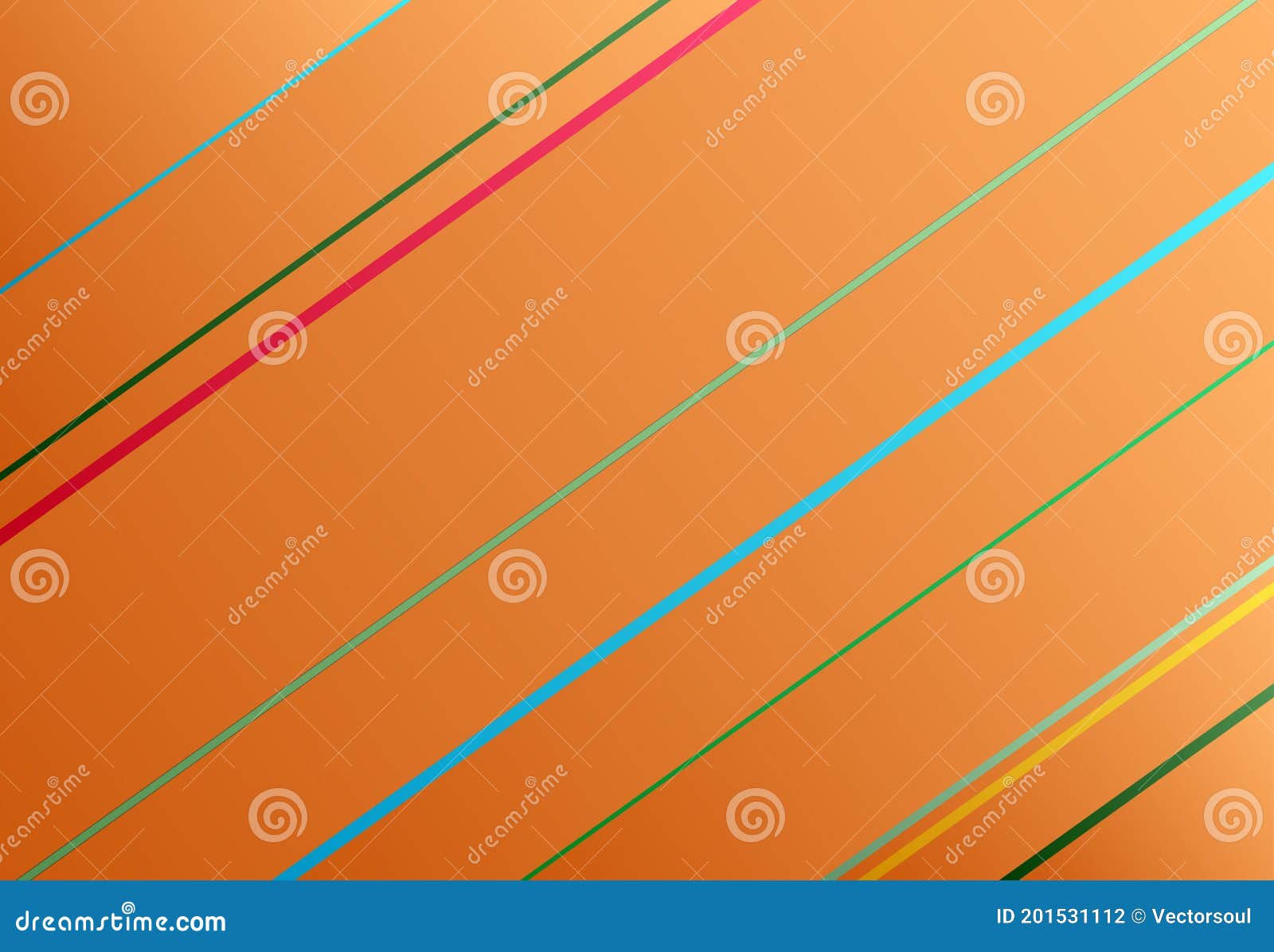 Random Color Lines Vector Illustration Stock Vector - Illustration of ...