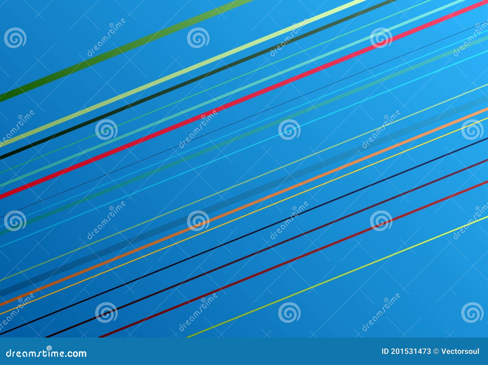Random Color Lines Vector Illustration Stock Vector - Illustration of ...