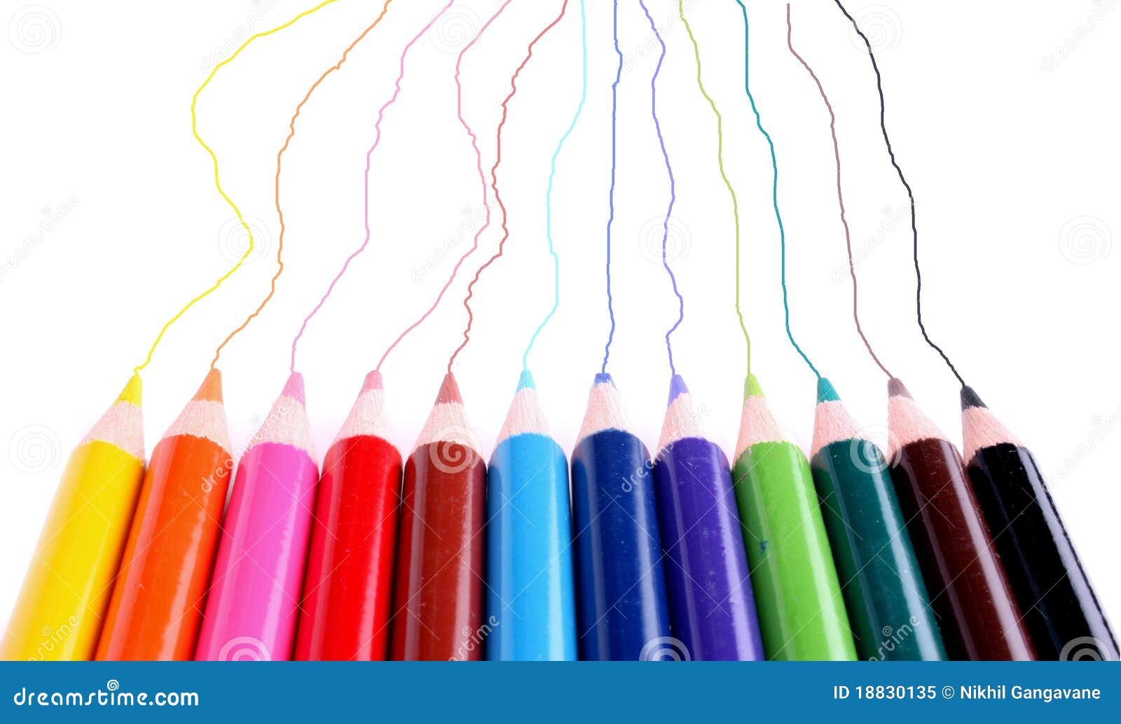 Random Colorful Lines stock image. Image of colourful - 18830135