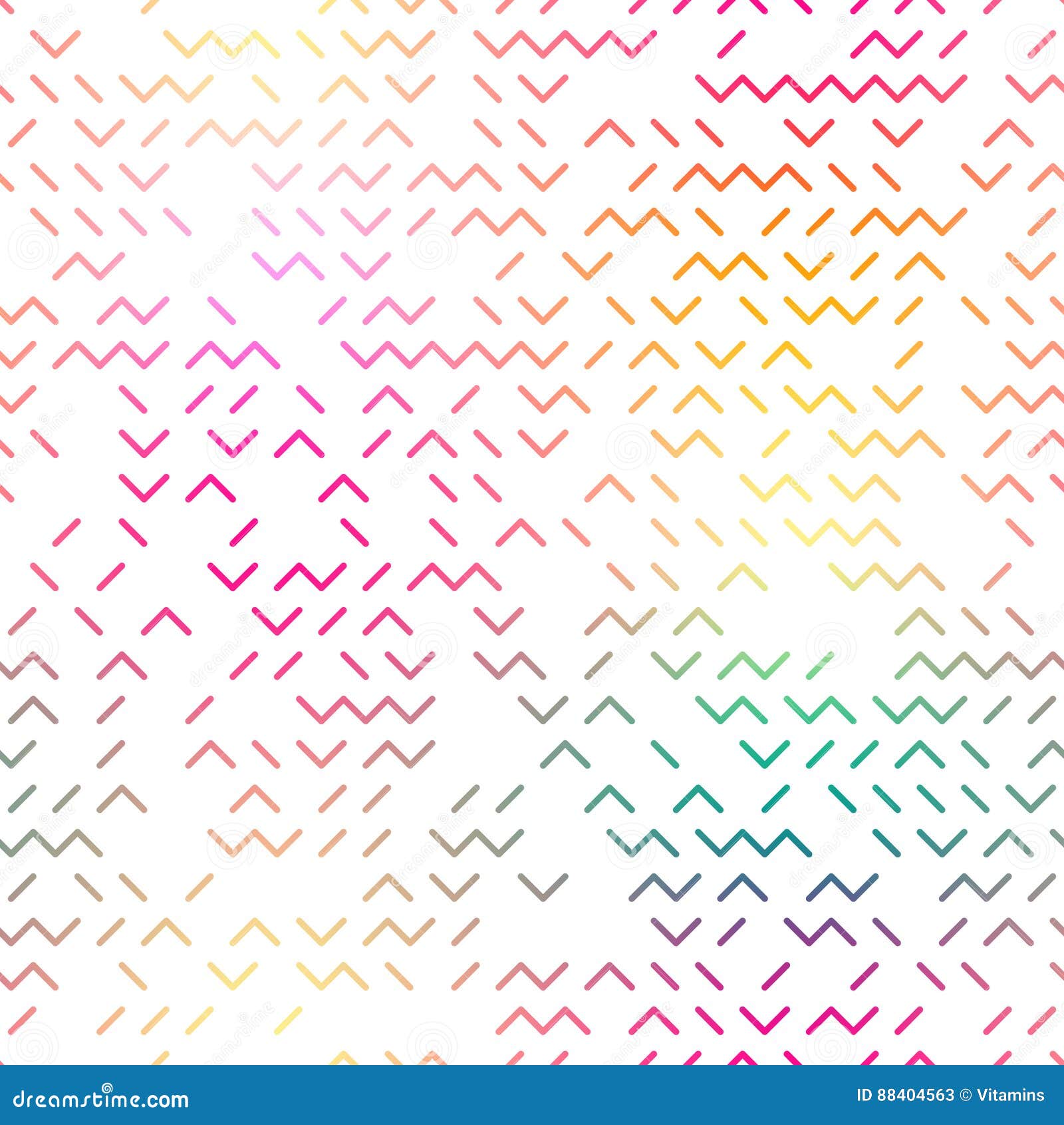 Random Colorful Waves on White Background Stock Vector - Illustration ...