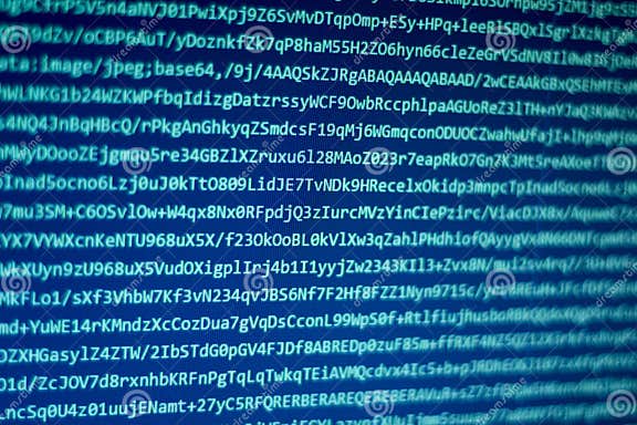 Random computer code stock photo. Image of random, network - 114839174