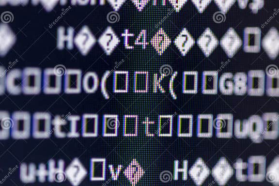 Random computer code stock photo. Image of element, letters - 114839184