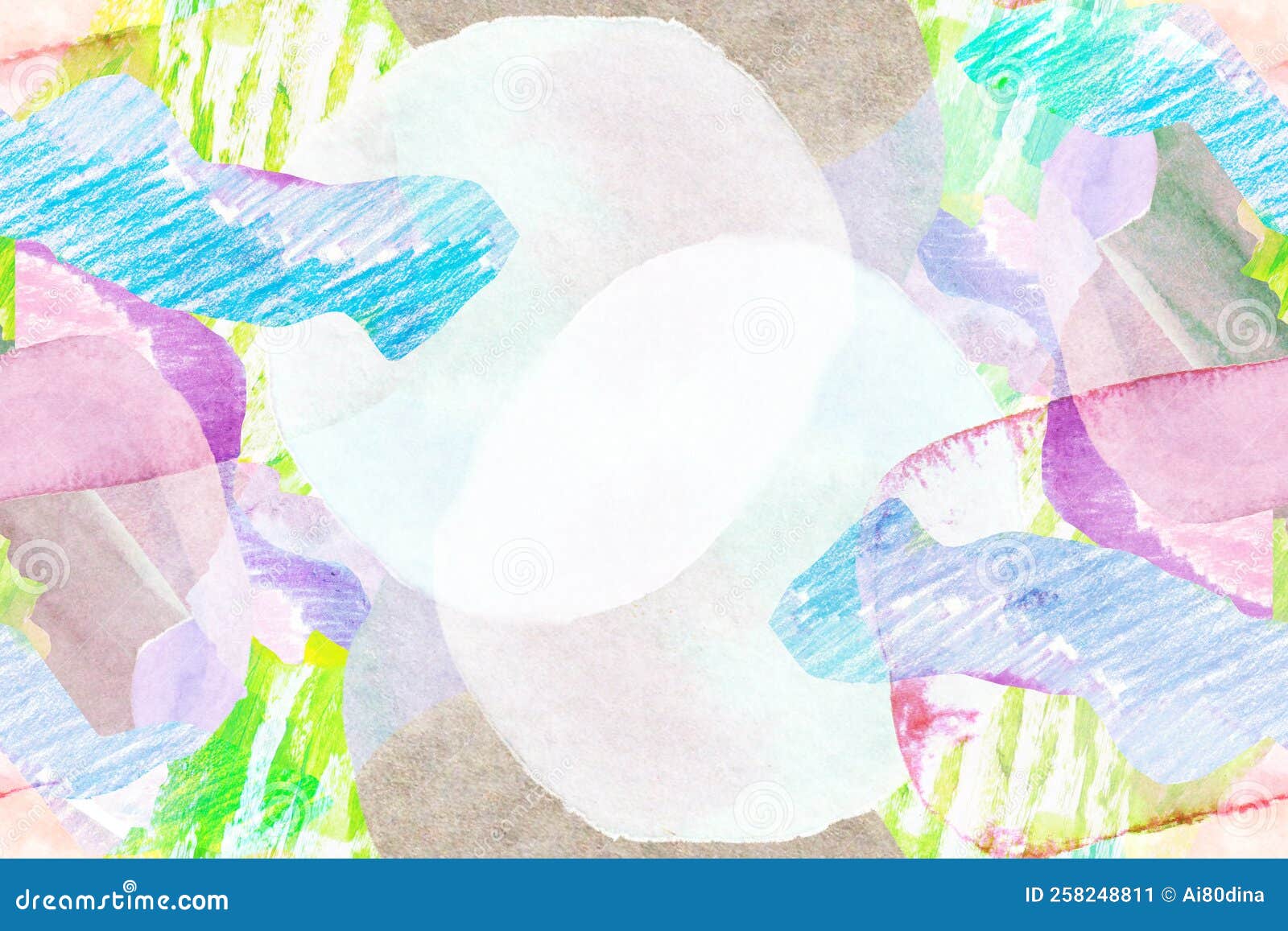 Random Creative Paper Cut Outs. Graphic Modern Geometric Paper Collage ...