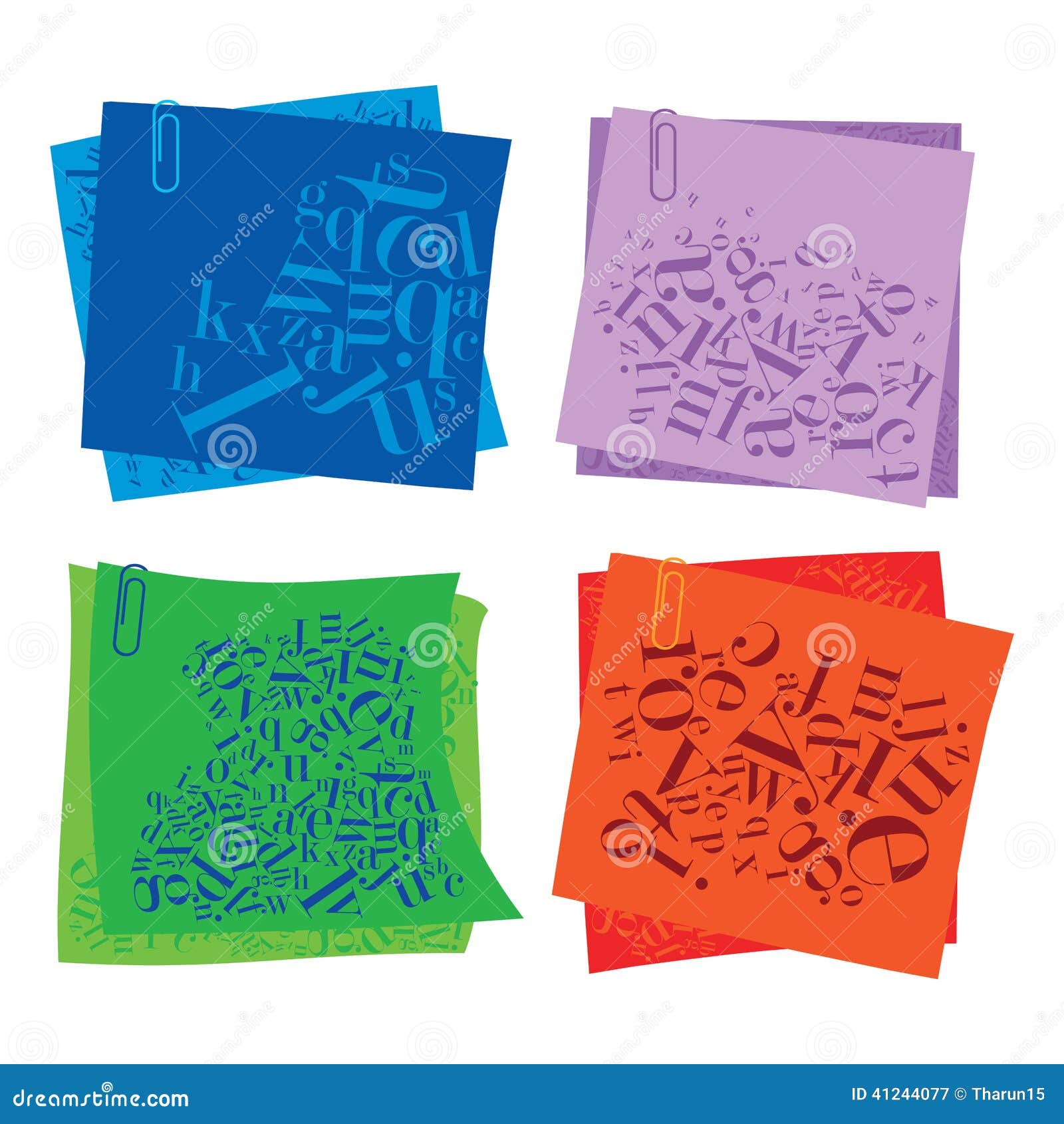 Random creative thoughts stock illustration. Illustration of green ...