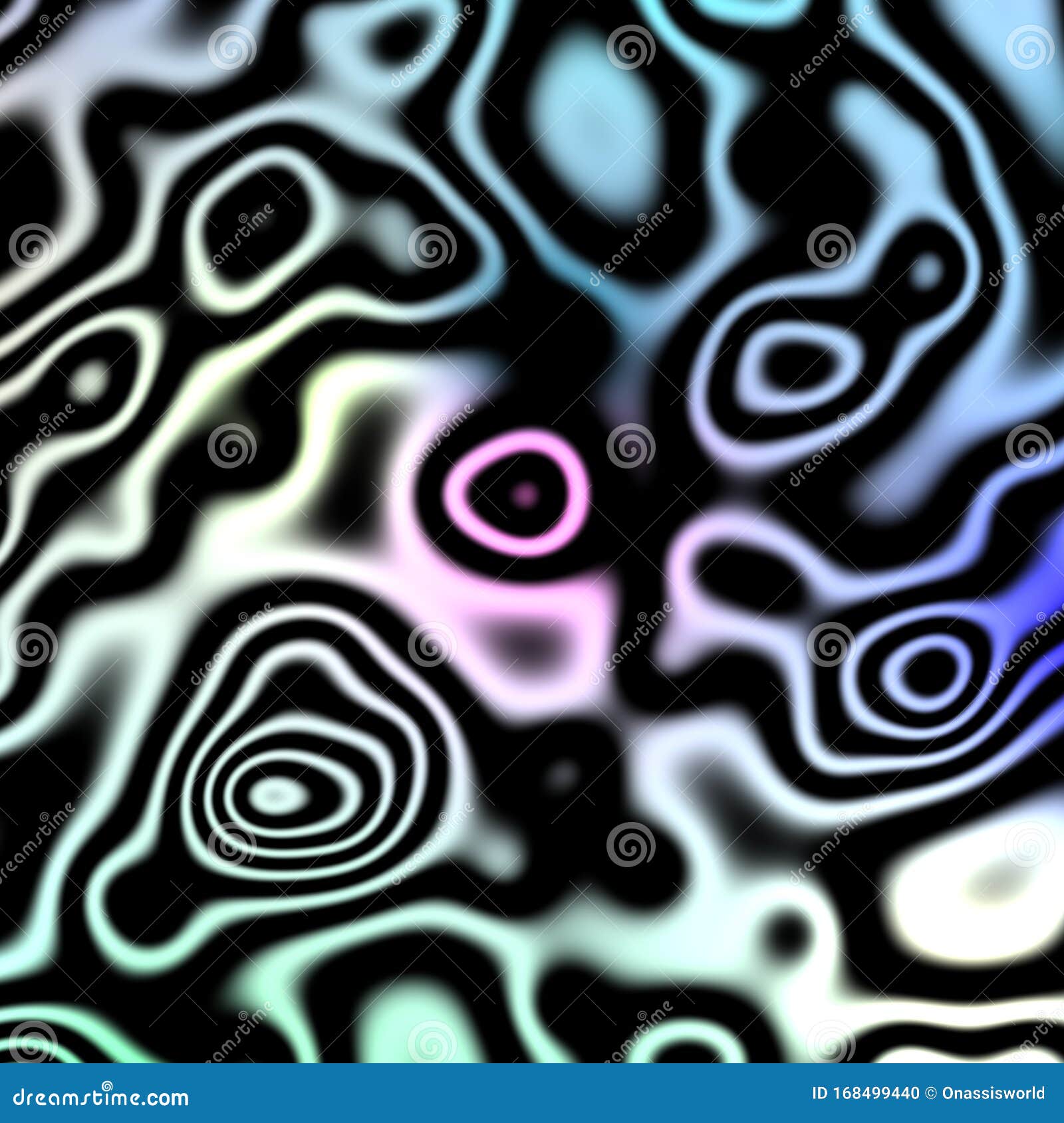 Random Curved Shapes Retro Abstract Stock Photo - Image of abstract ...