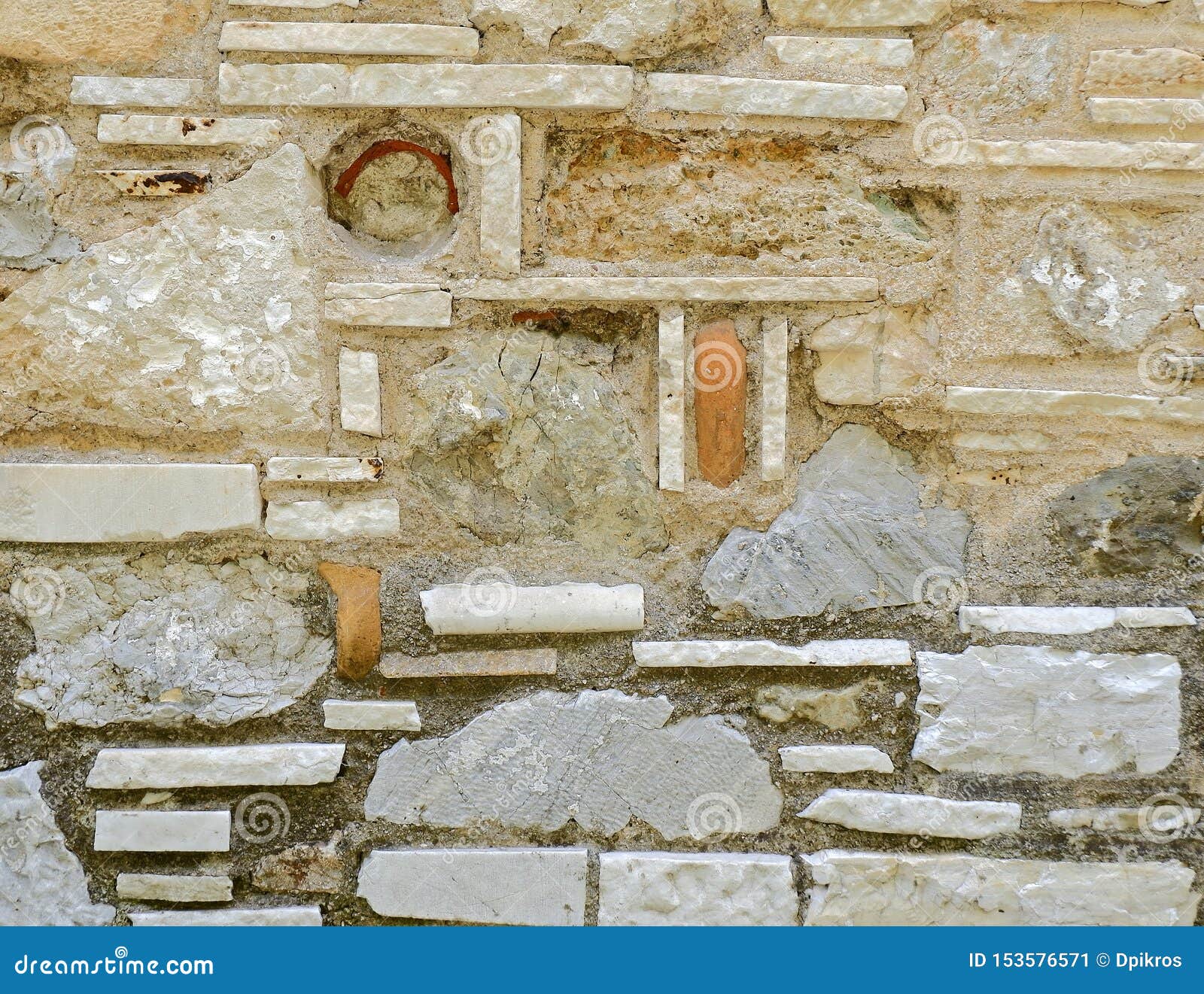 Random Cut Stones Wall Seamless Pattern Stock Image - Image of random ...