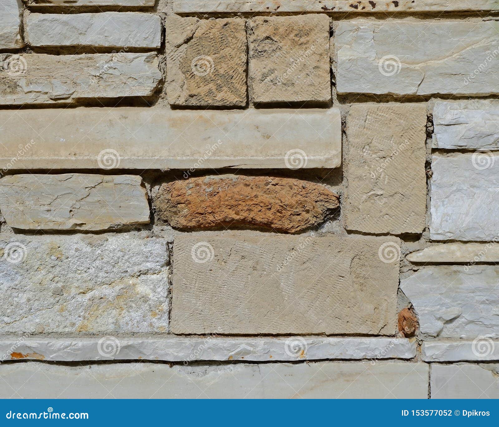 Random Cut Stones Wall Seamless Pattern Stock Photo - Image of colorful ...