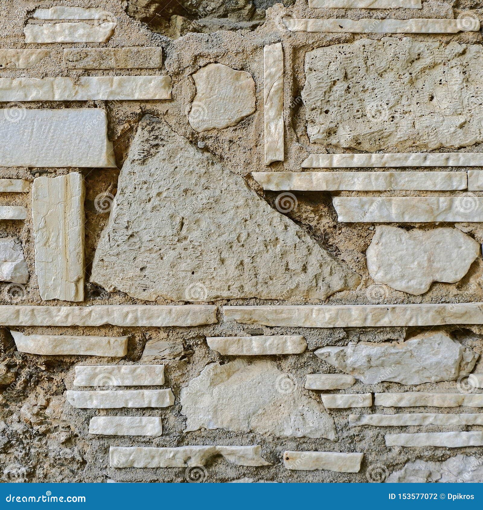 Random Cut Stones Wall Seamless Pattern Stock Photo - Image of pattern ...