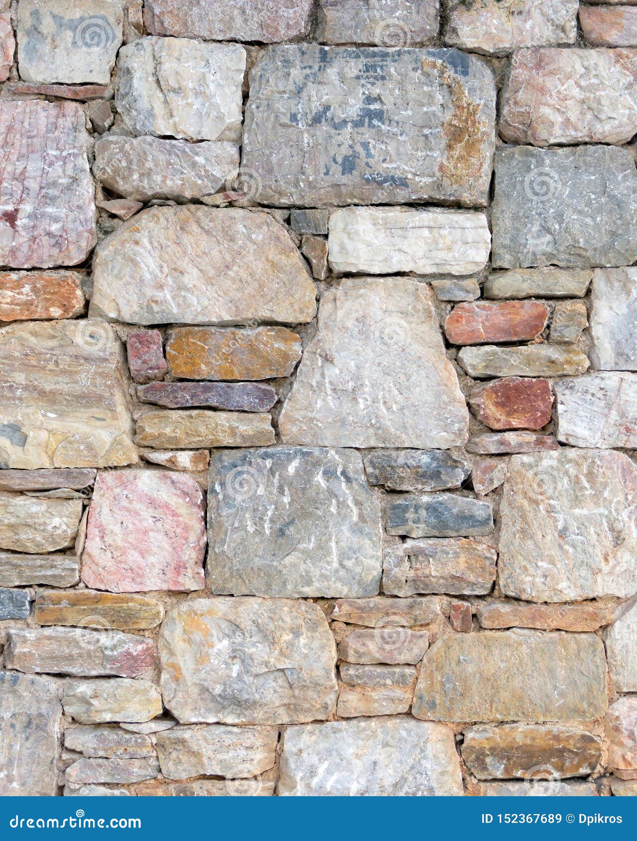 Random Cut Stone Wall Seamless Pattern Stock Image - Image of ...