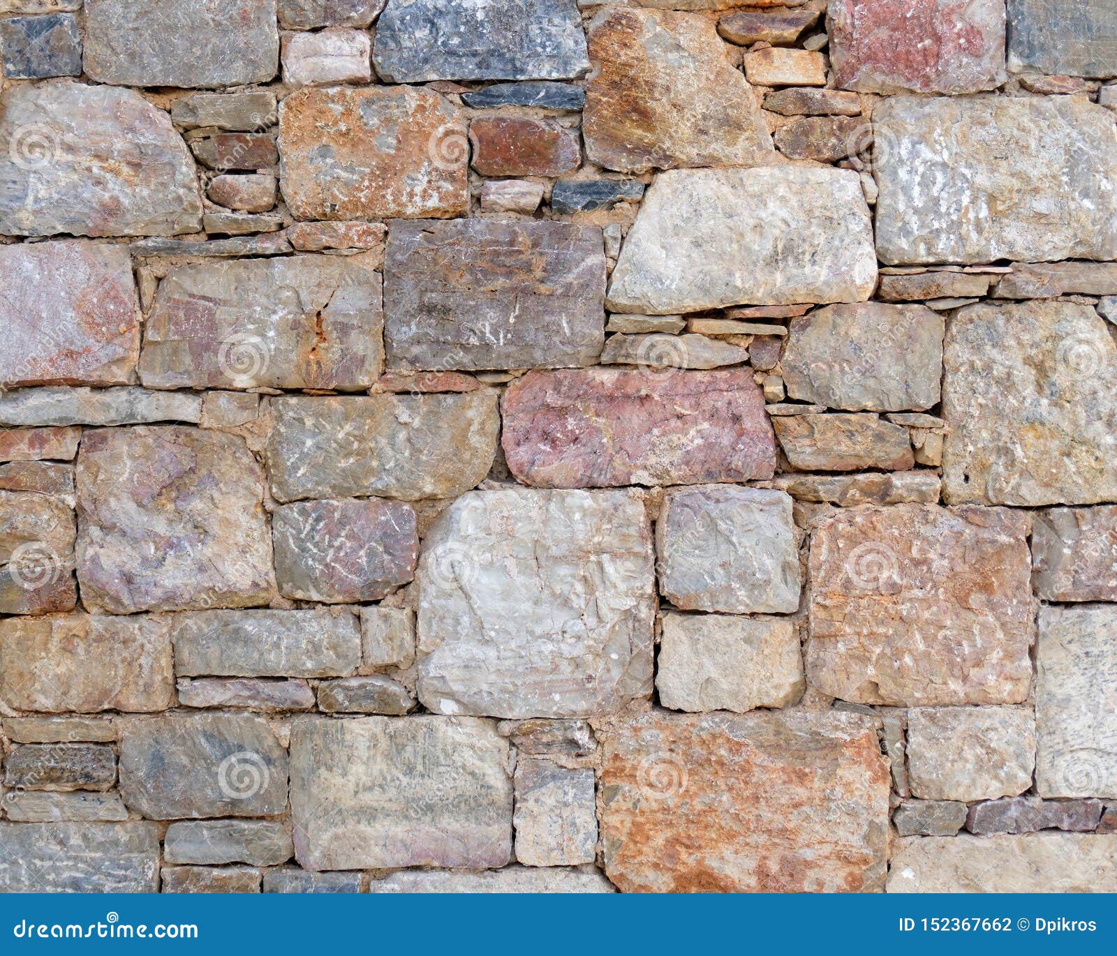 Random Cut Stone Wall Seamless Pattern Stock Photo - Image of surface ...