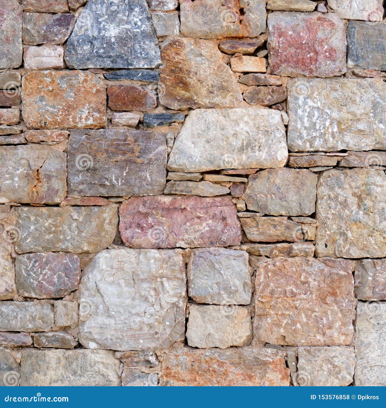 Random Cut Stones Wall Seamless Pattern Stock Photo - Image of stones ...
