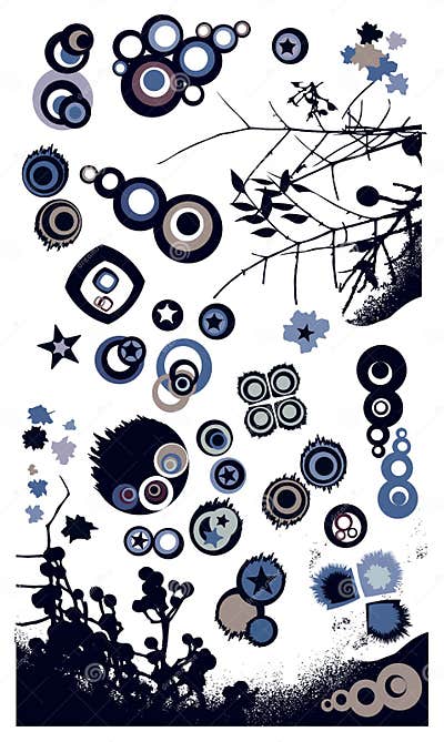 Random Design Elements stock vector. Illustration of circle - 8203480