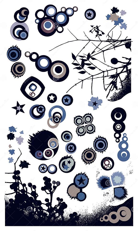 Random Design Elements stock vector. Illustration of circle - 8203480