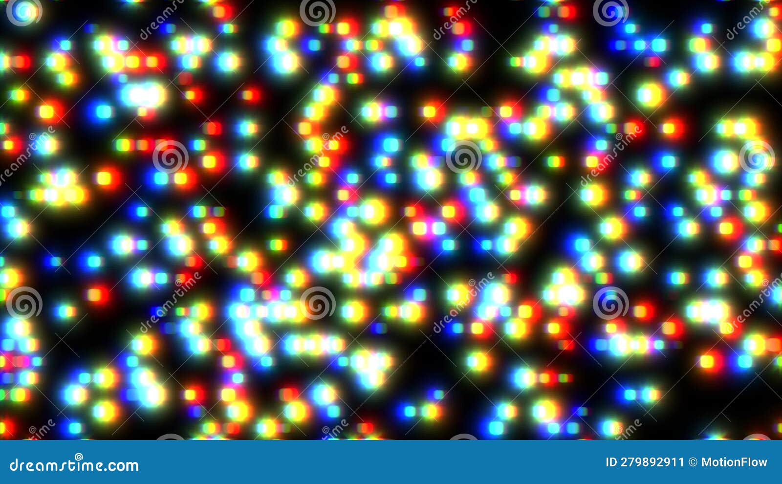 Random Digital Rainbow Pixels with Glitch on Black Screen Stock Video ...