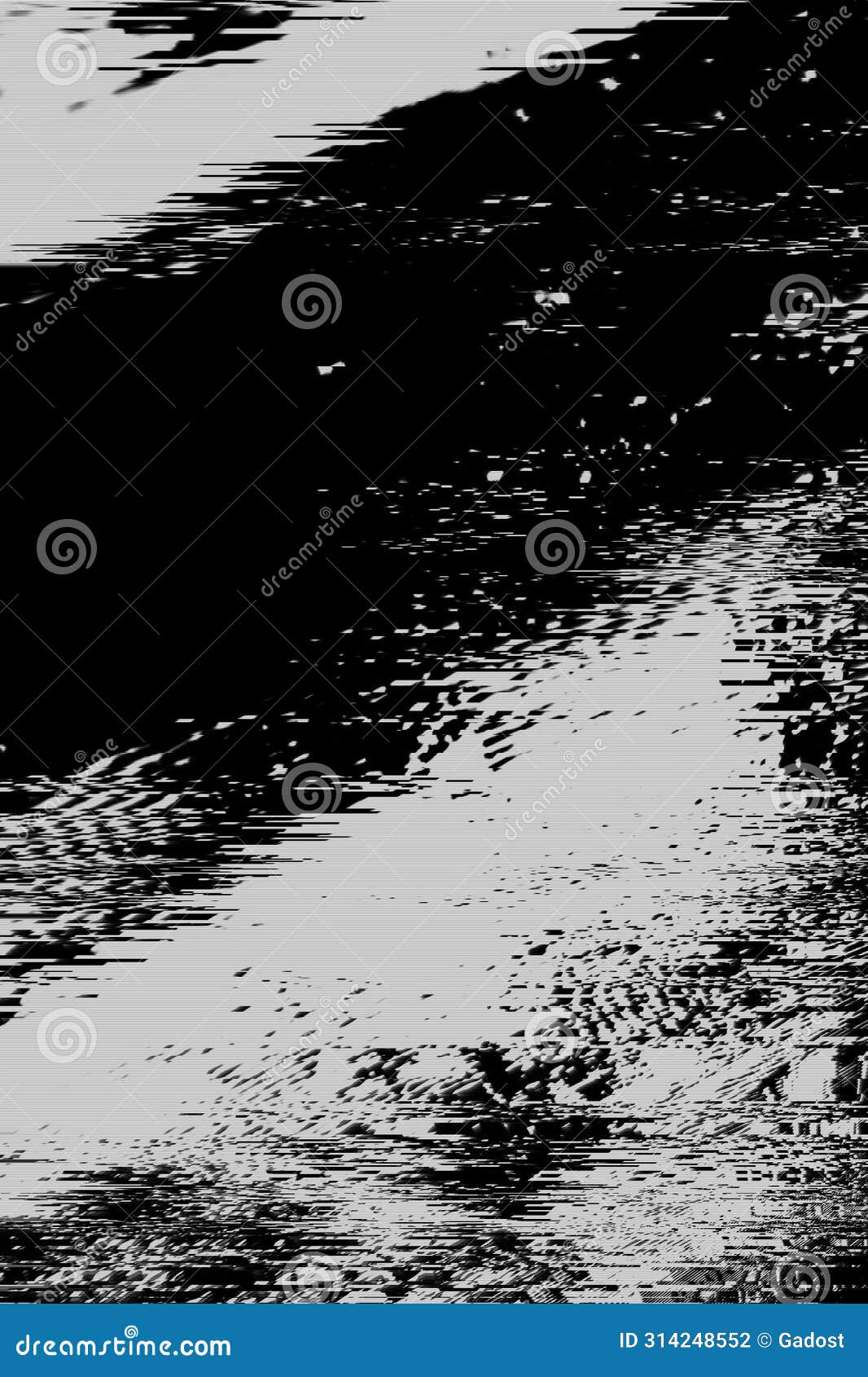Random Distorted Black White Broken Glitch Screen Background Texture ...