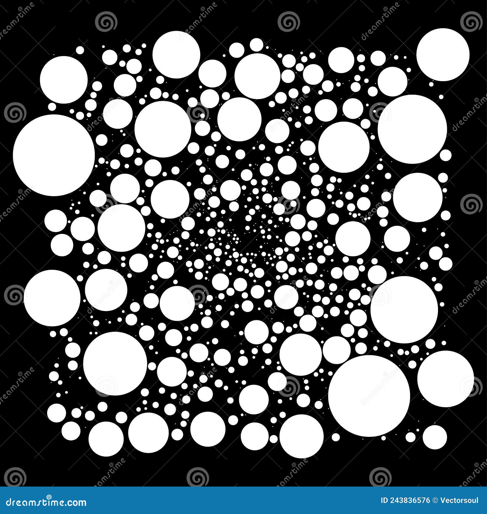 Random Dots, Circles, Dotted Pattern, Texture Vector. Stipple ...