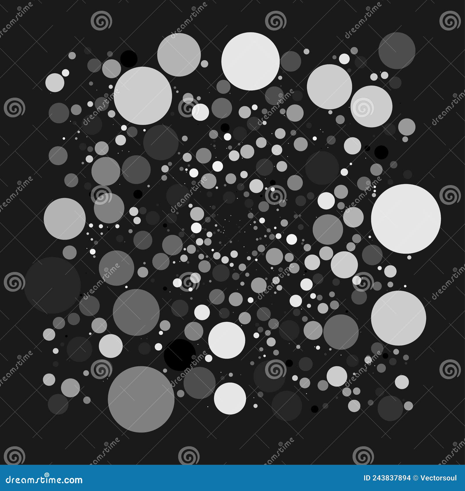 Random Dots, Circles, Dotted Pattern, Texture Vector. Stipple ...